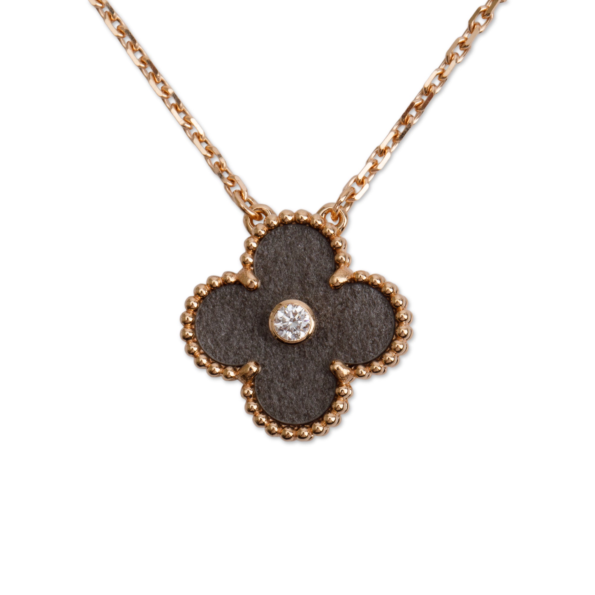 Van Cleef & Arpels 2023 Limited Edition 18k Rose Gold Vintage Alhambra ...