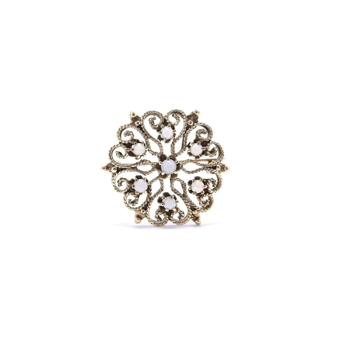 Antique Opal Filigree Brooch – OLIVER'S