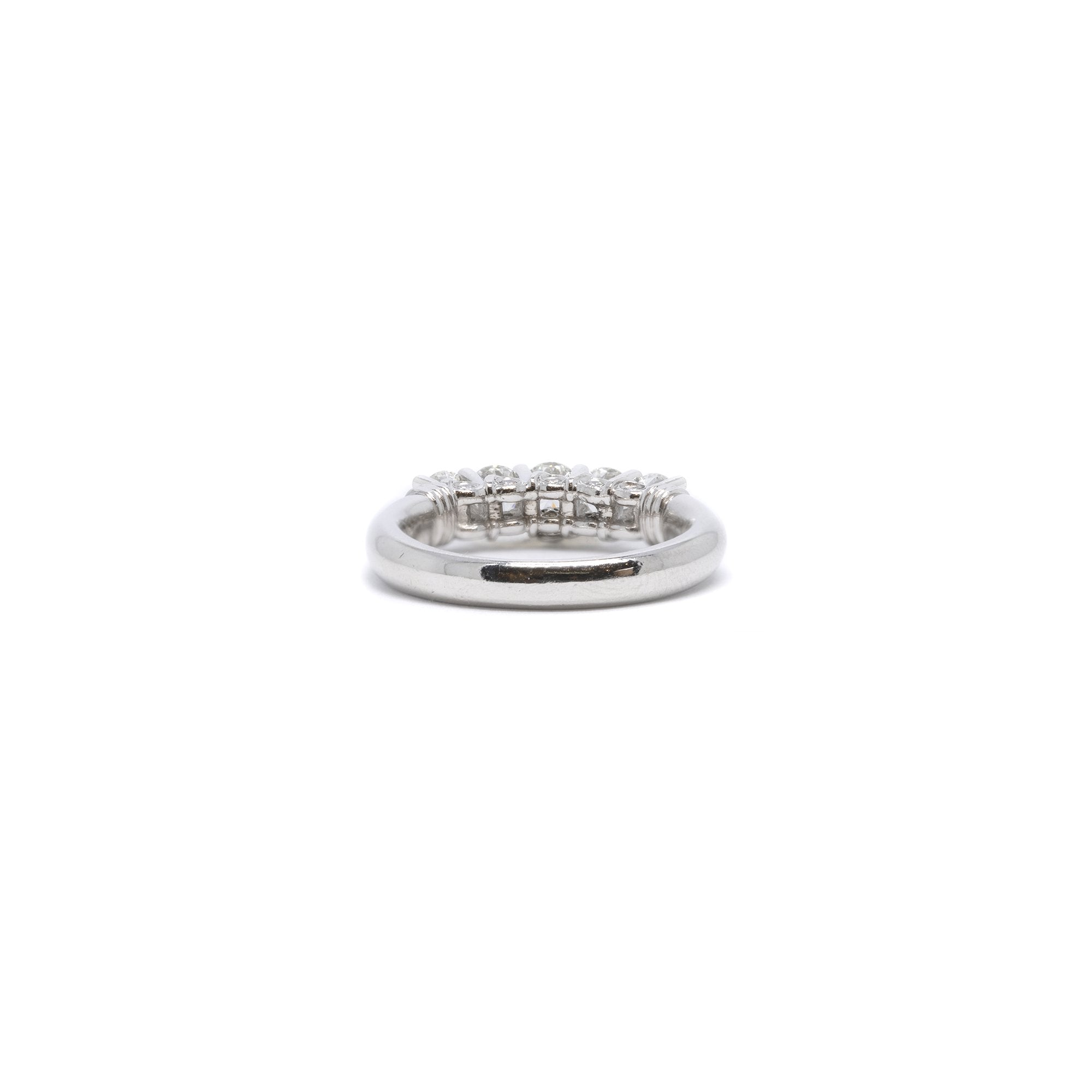 Birks Platinum Diamond Band Ring – OLIVER'S