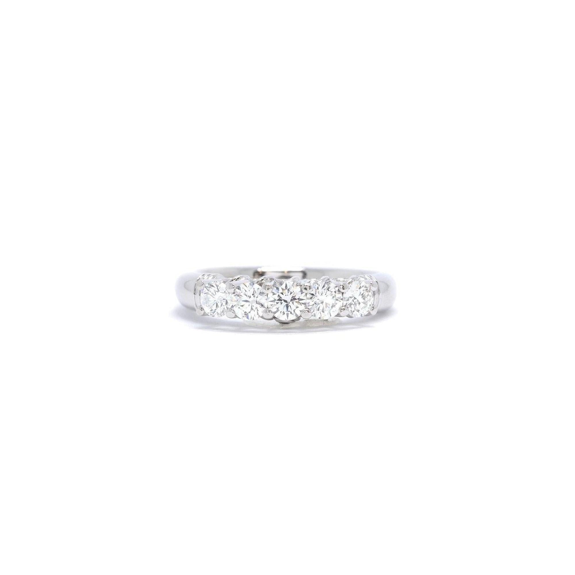 Birks Platinum Diamond Band Ring – Oliver Jewellery