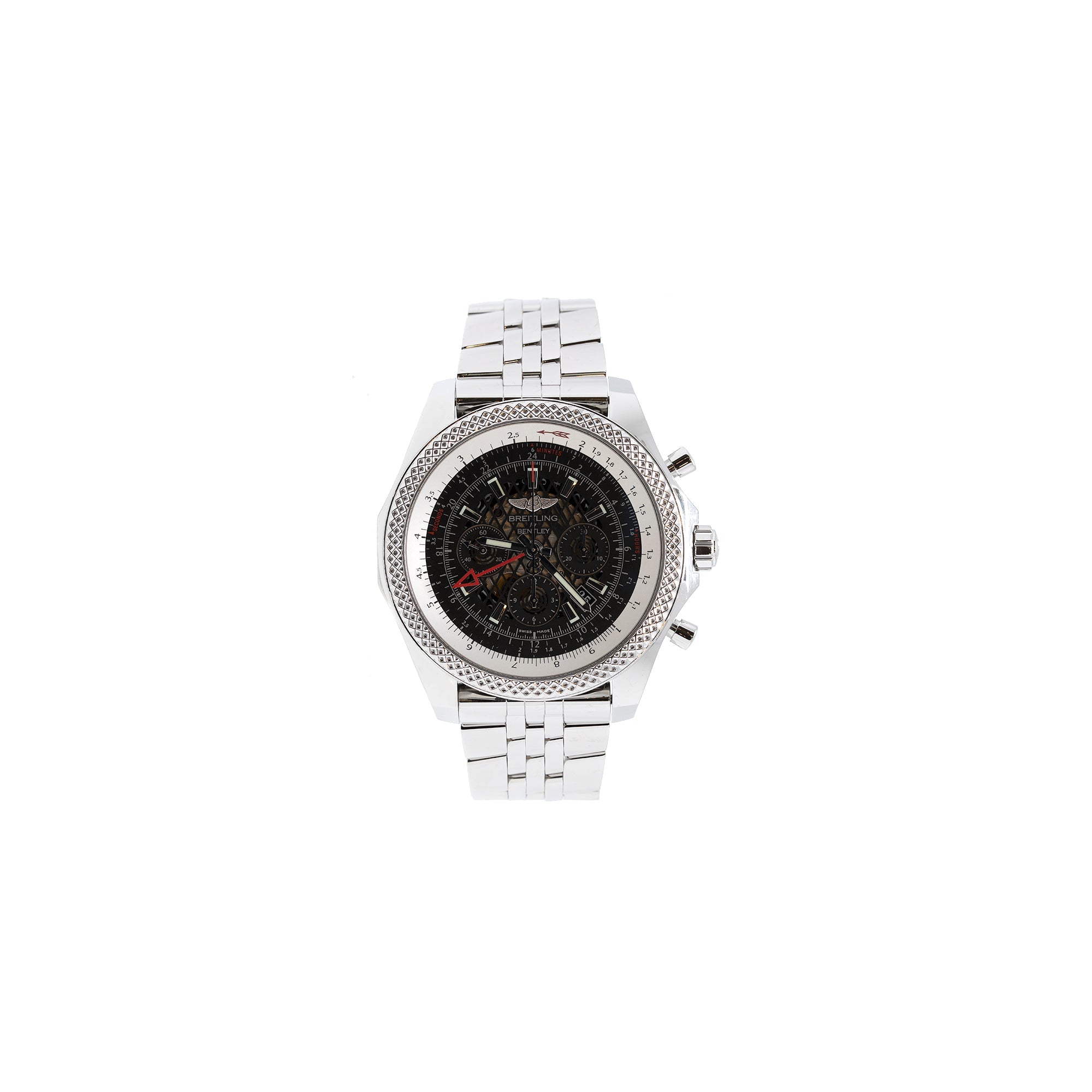 Breitling Bentley GMT Watch w/ Box, Card, Extra Strap – OLIVER'S