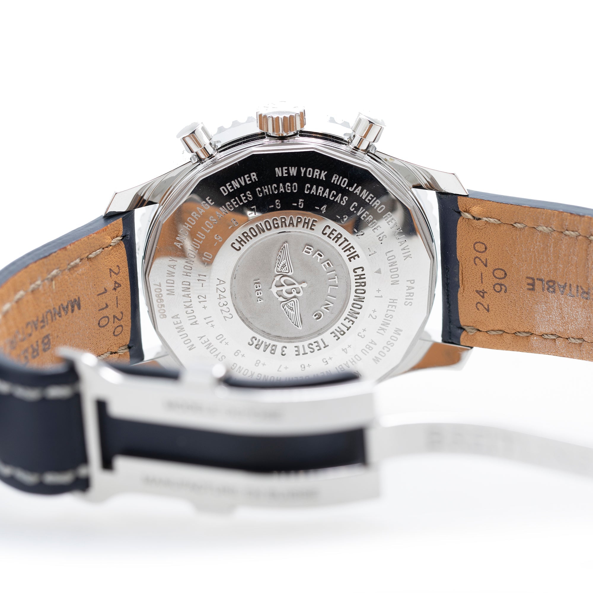 Breitling Navitimer Chronograph GMT 46 Watch w/ Box – OLIVER'S