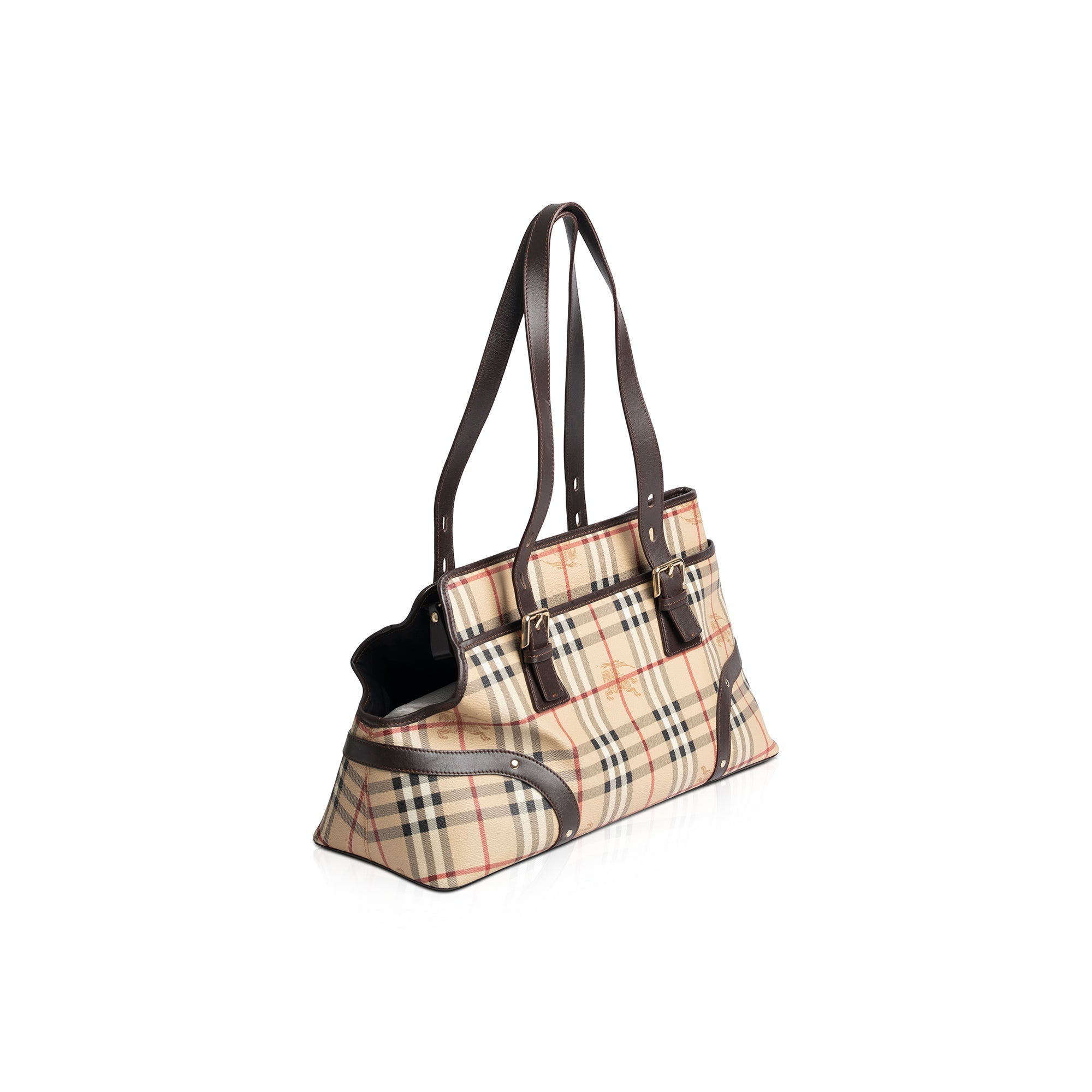 Burberry Haymarket Pet Carrier – OLIVER'S