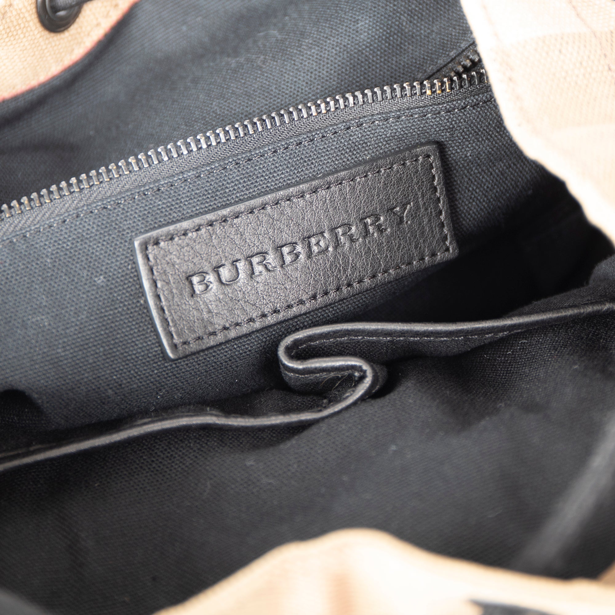 Burberry House Check Korbin Canvas Backpack – OLIVER'S