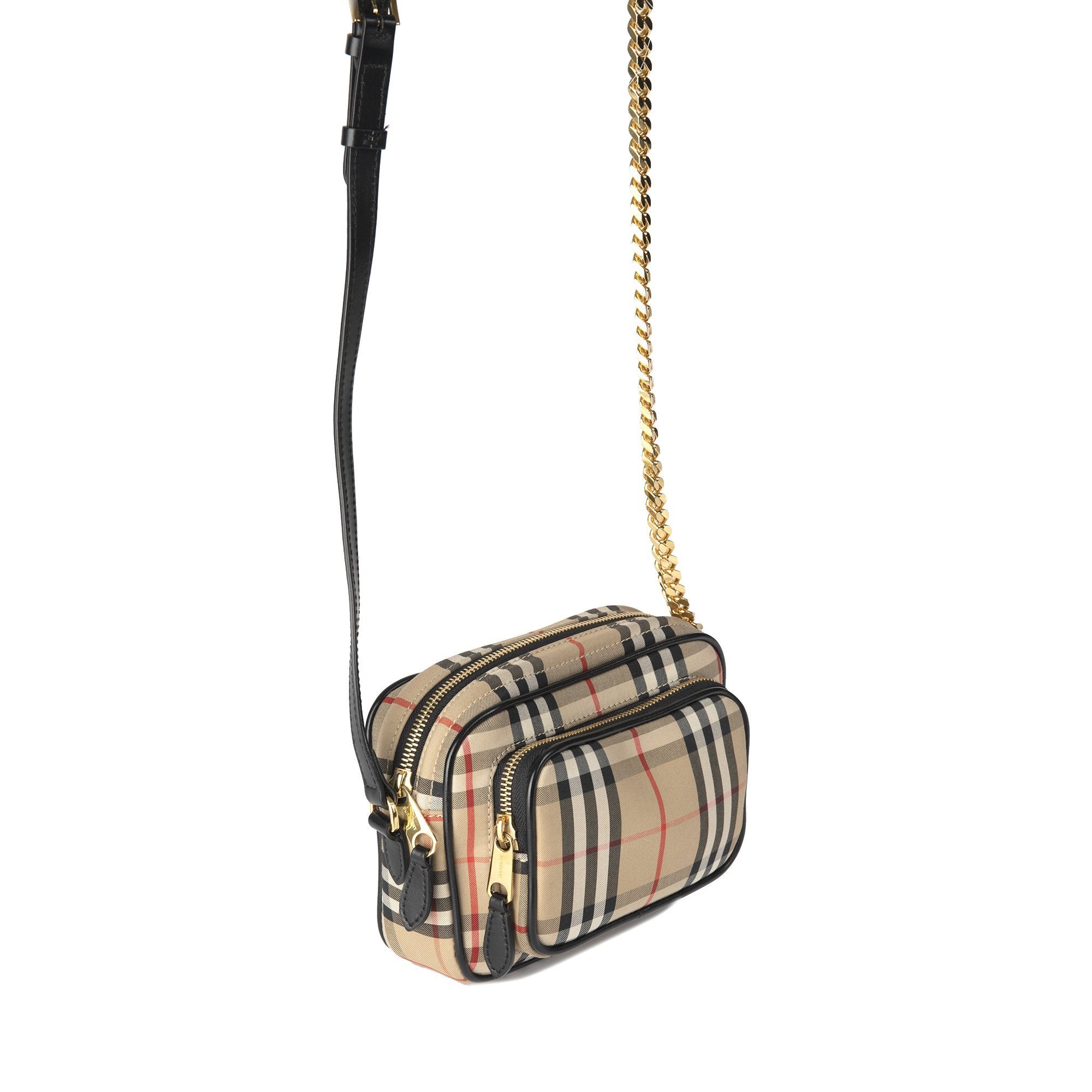 Burberry Vintage Check Camera Bag – OLIVER'S