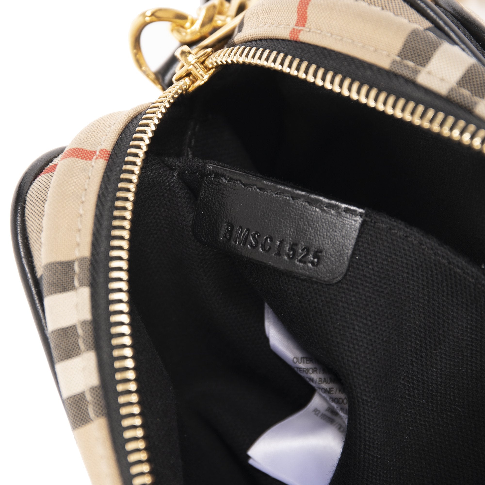 Burberry Vintage Check Camera Bag – OLIVER'S
