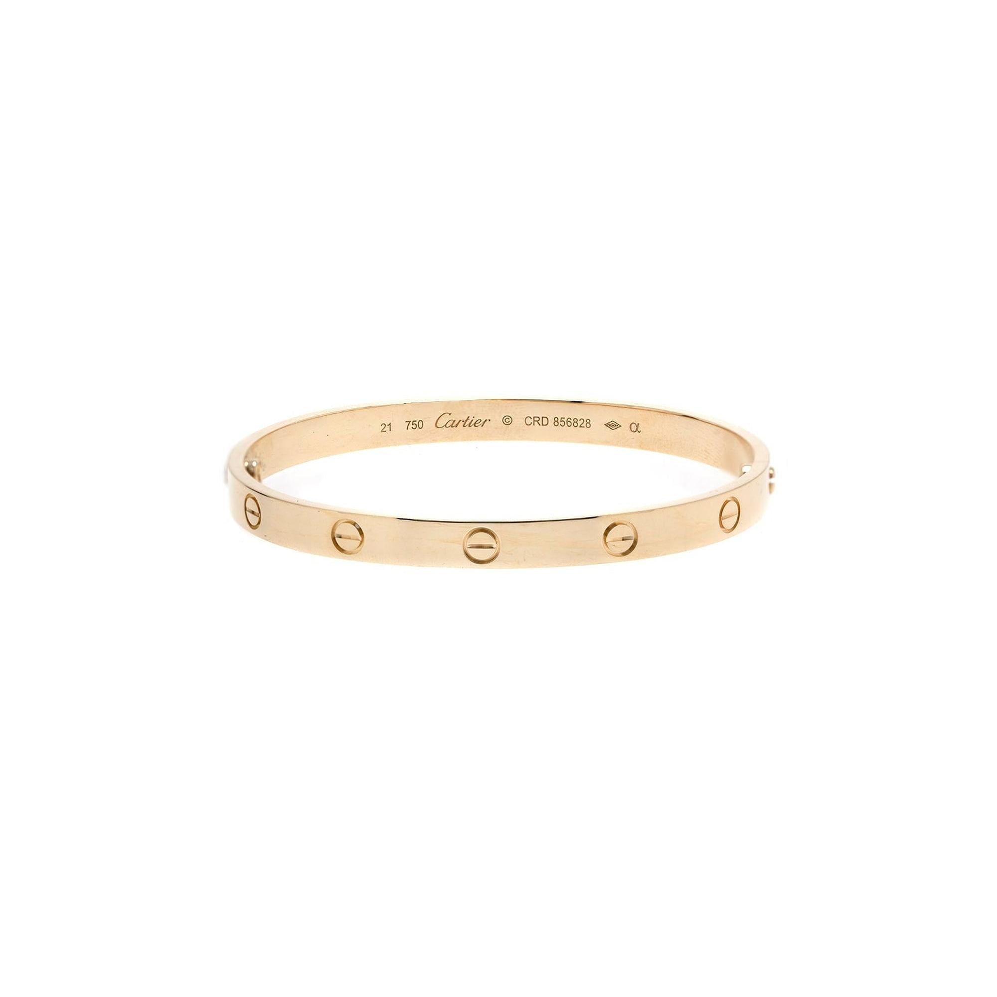 Cartier 18k Gold Love Bracelet – OLIVER'S