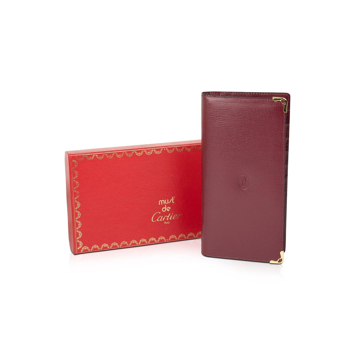 Cartier International Leather Wallet w/ Box & Authenticity Card – OLIVER'S