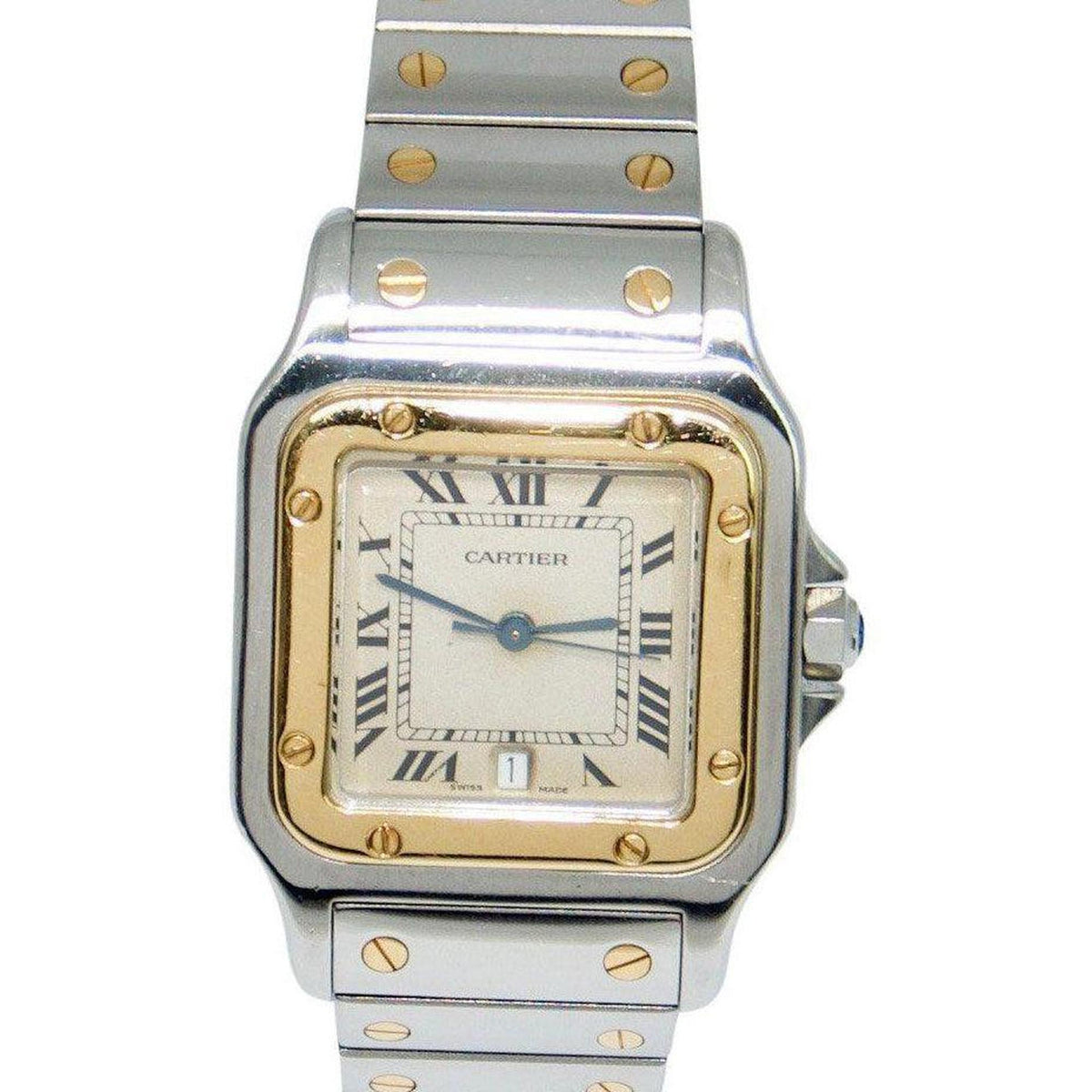 Cartier Two-Tone Santos Watch – OLIVER'S