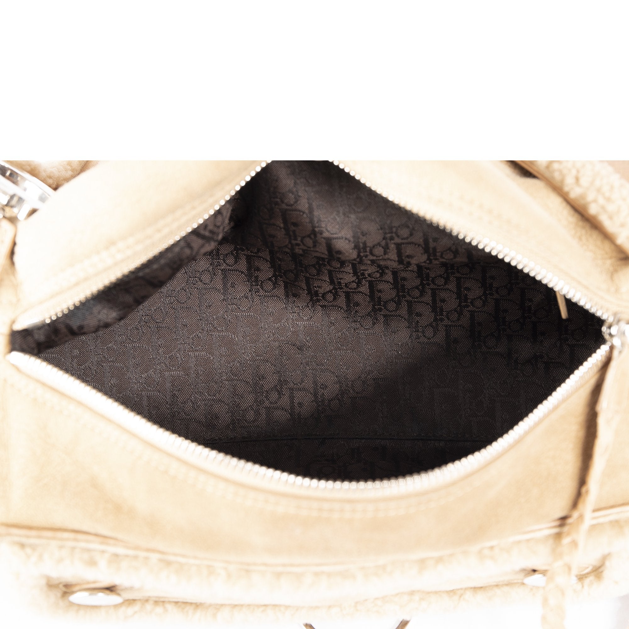 Christian Dior Remove Before Flight Shearling Bag – OLIVER'S