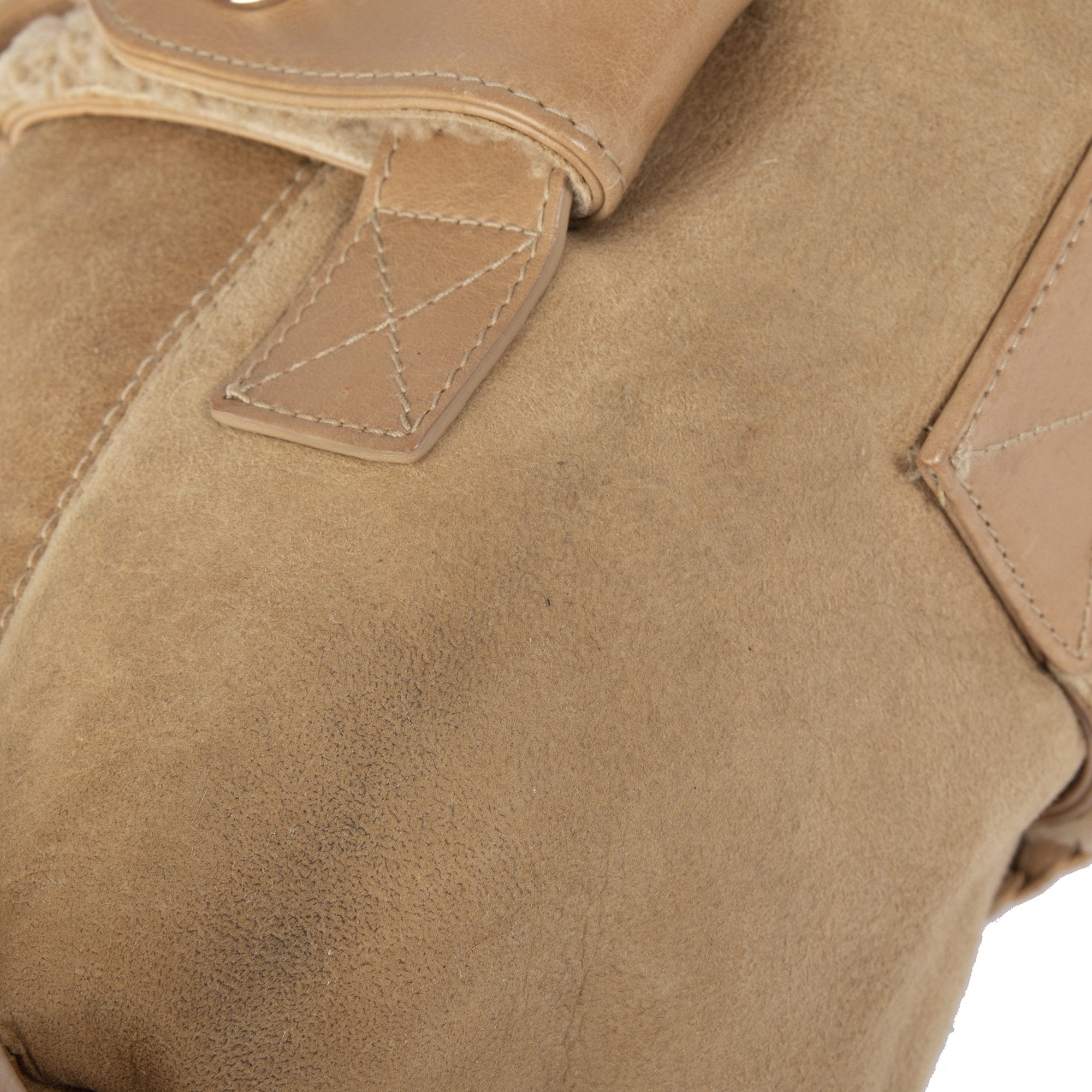 Christian Dior Remove Before Flight Shearling Bag – OLIVER'S