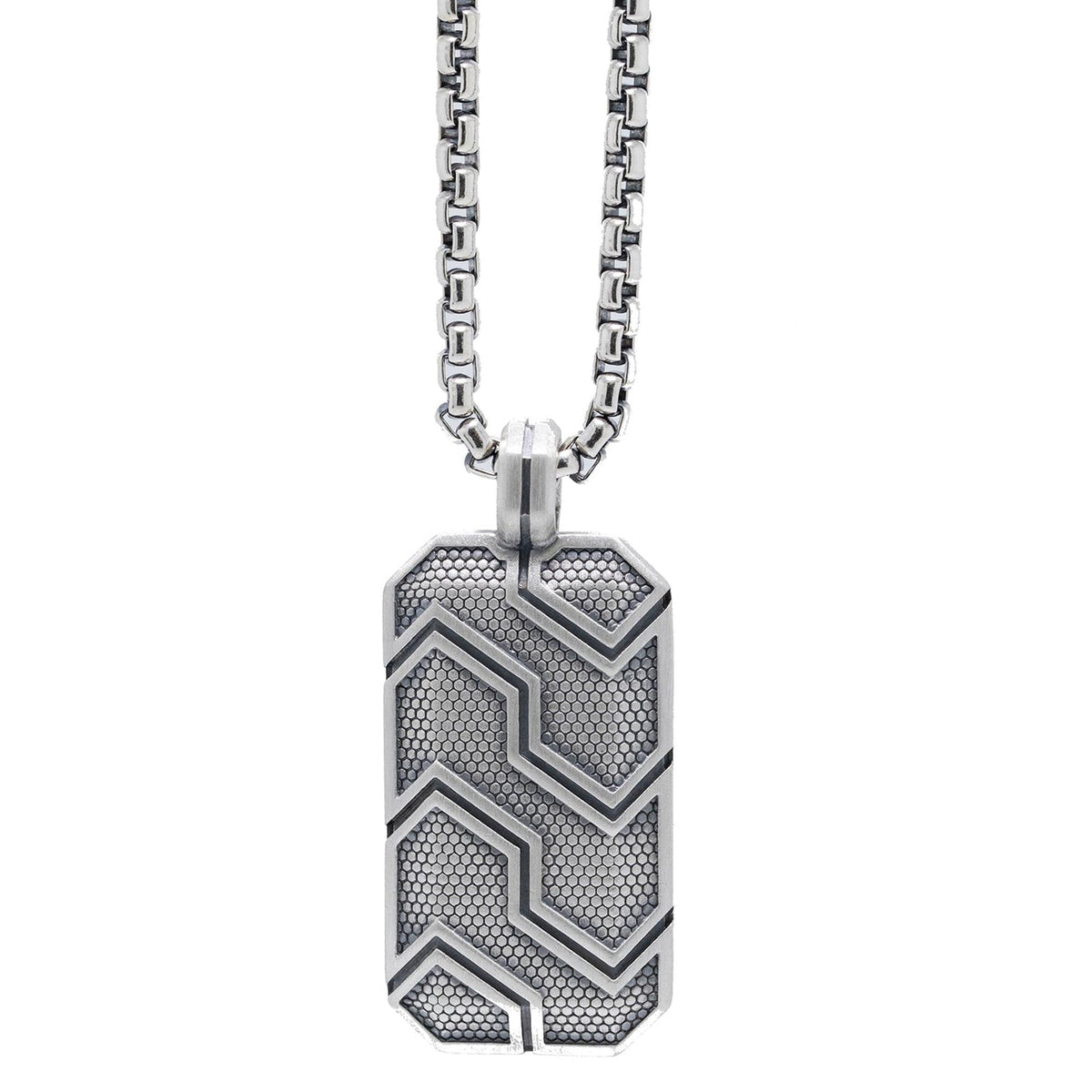David Yurman Dog Tag Pendant Necklace – OLIVER'S