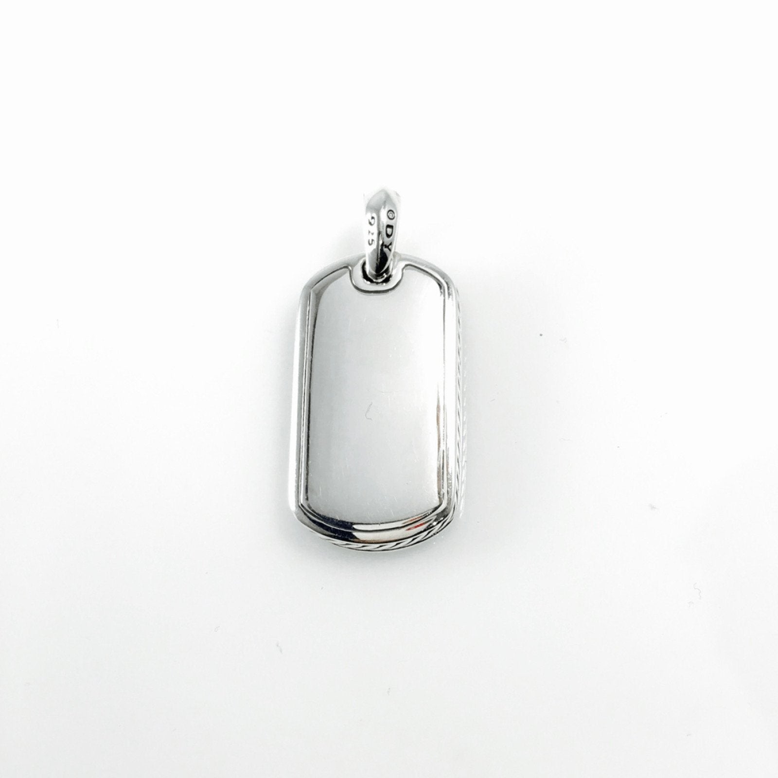 David Yurman Tag Pendant with Black Onyx – OLIVER'S