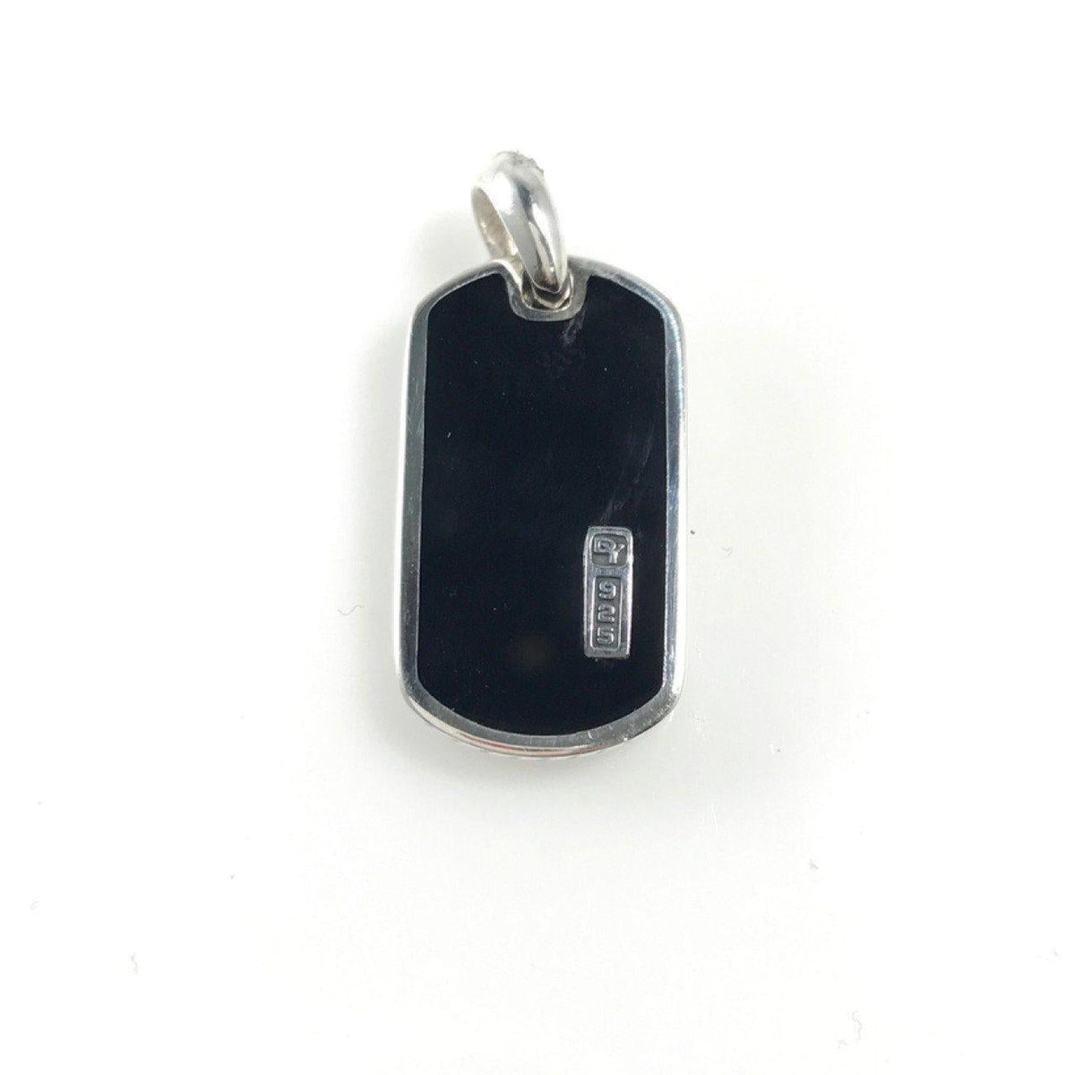 David Yurman Tag Pendant with Black Onyx – OLIVER'S