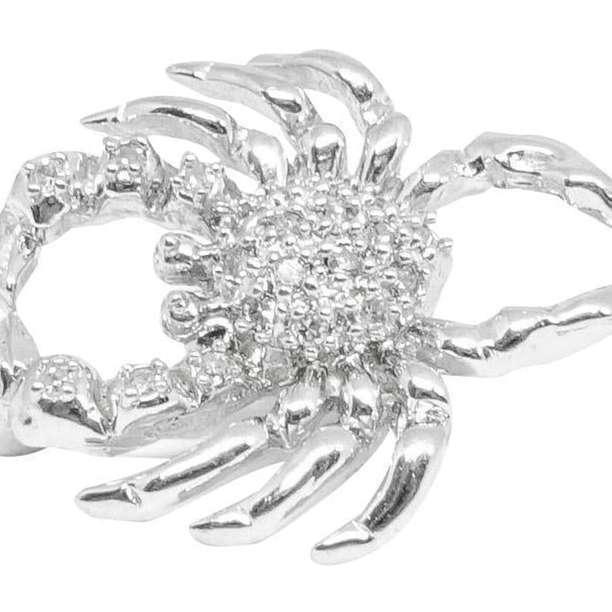 Diamond Crab Brooch – Oliver Jewellery