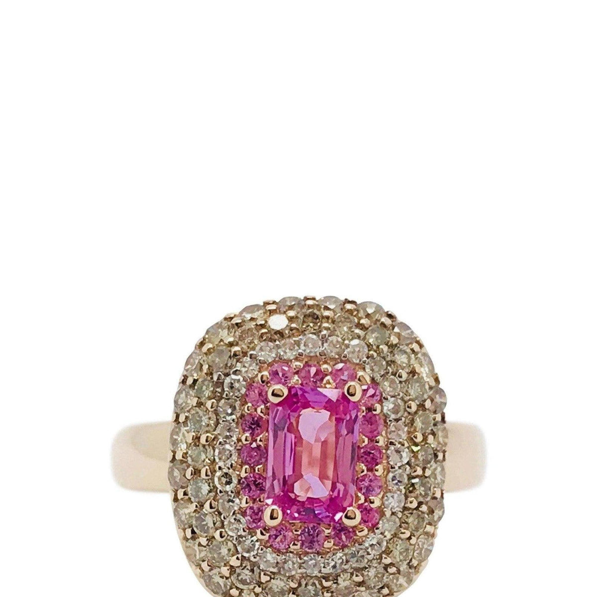EFFY Pink Sapphire and Diamond Ring – OLIVER'S