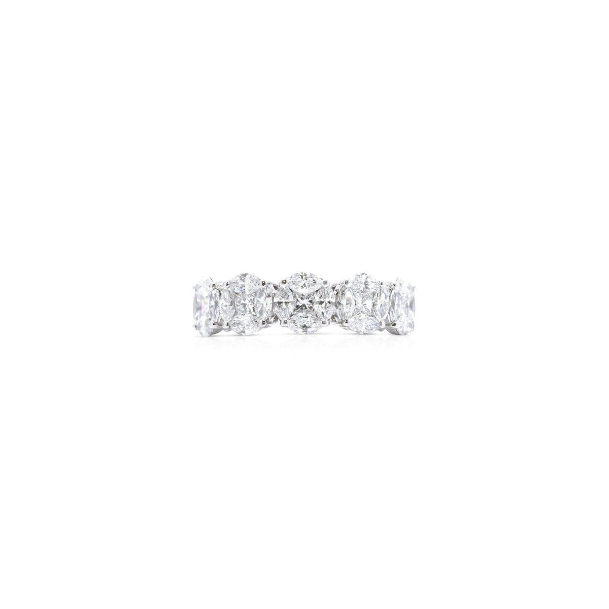 Fancy Design Diamond Cluster Ring – OLIVER'S