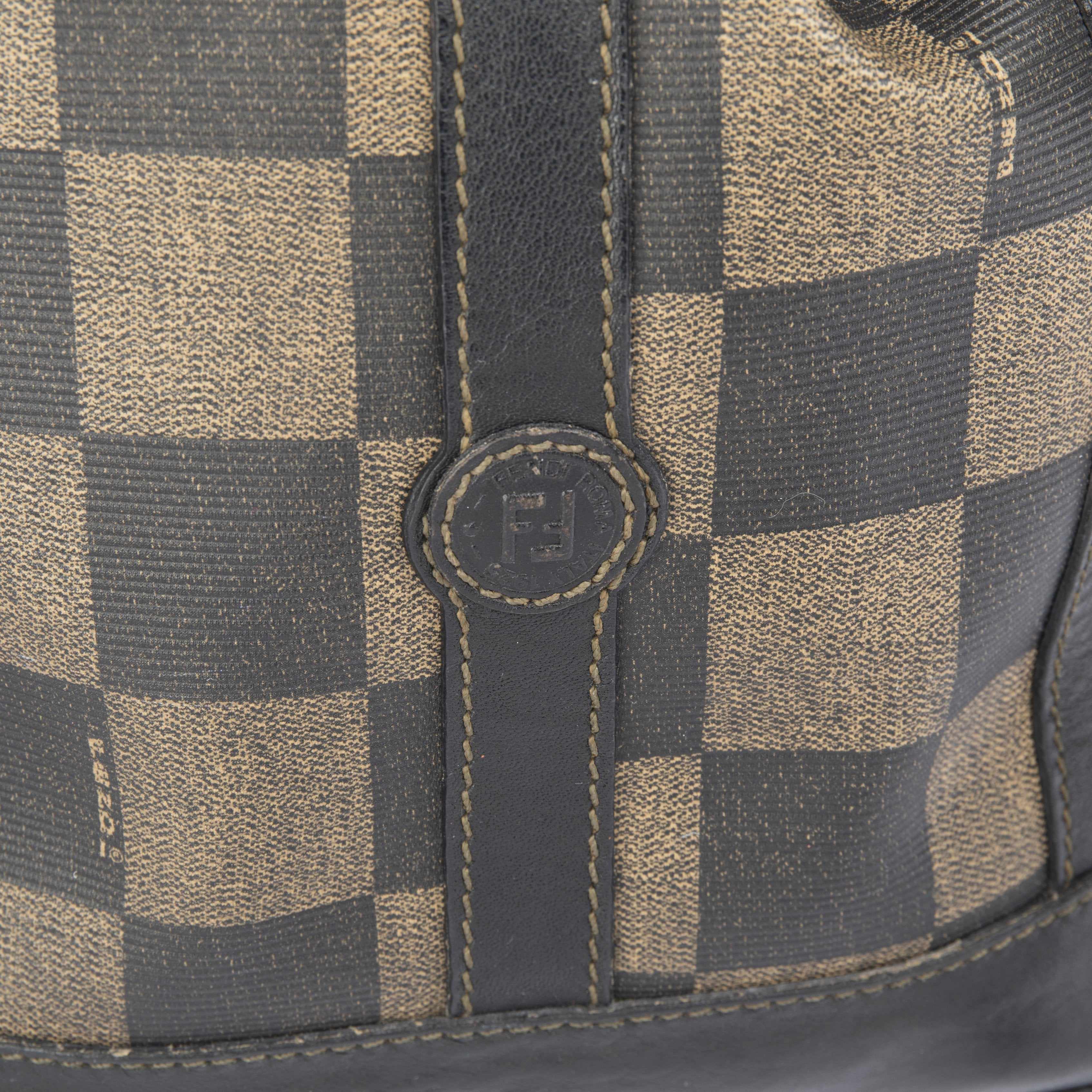 Fendi Vintage Checkered Bucket Bag – Oliver Jewellery