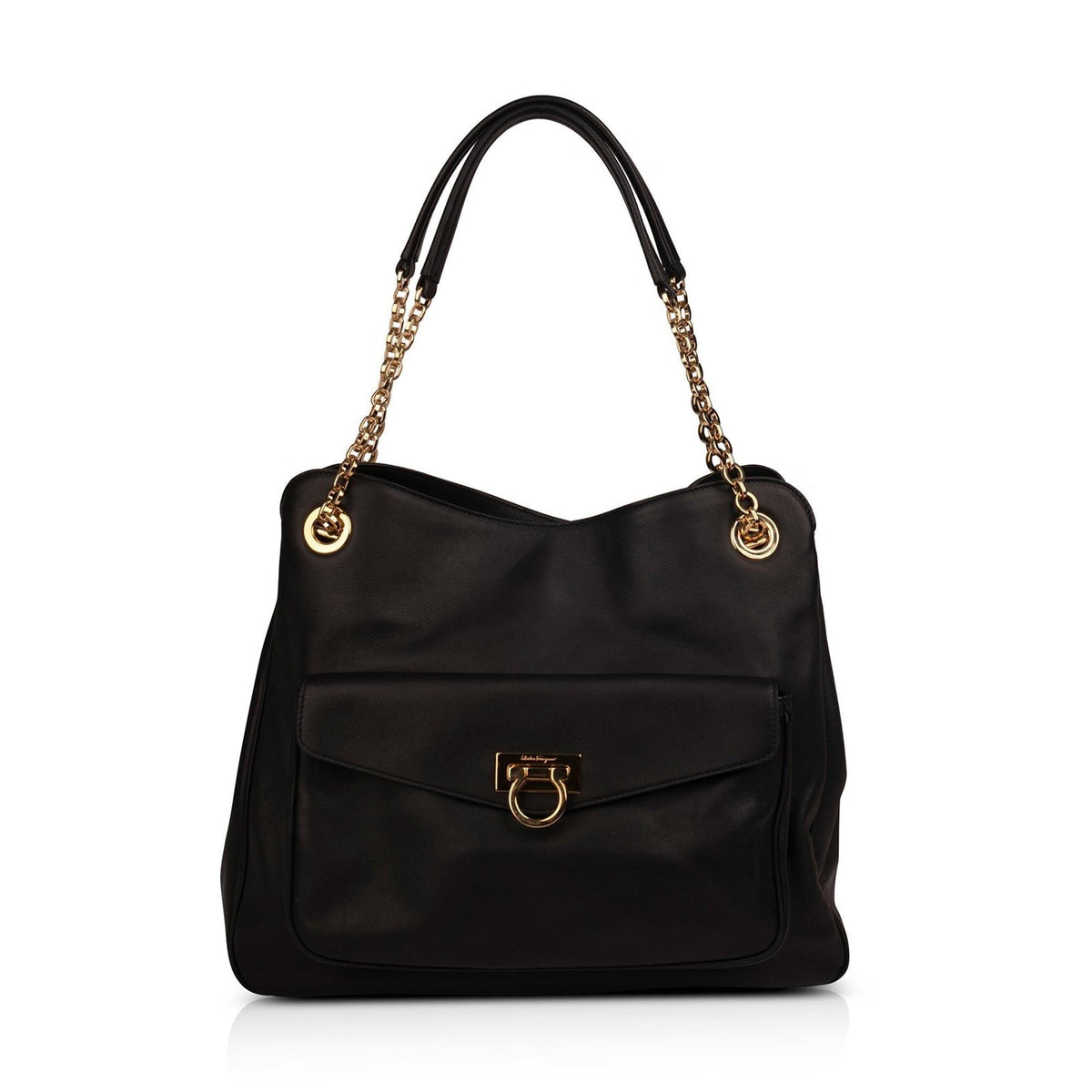 Ferragamo Sheba Leather Tote – Oliver Jewellery