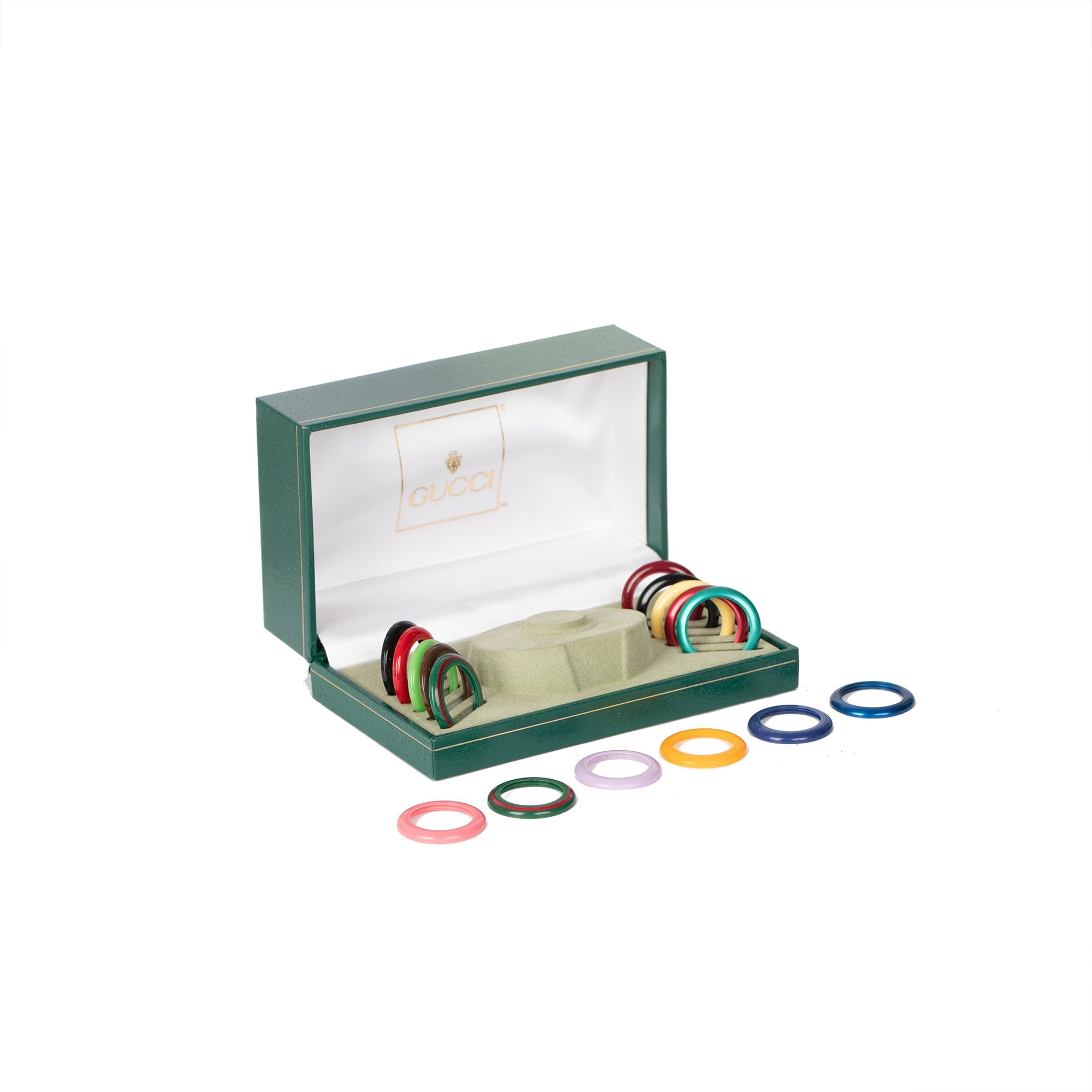Gucci 1100 Series Watch w/ Box & 16 Multi-Colour Bezels – Oliver Jewellery