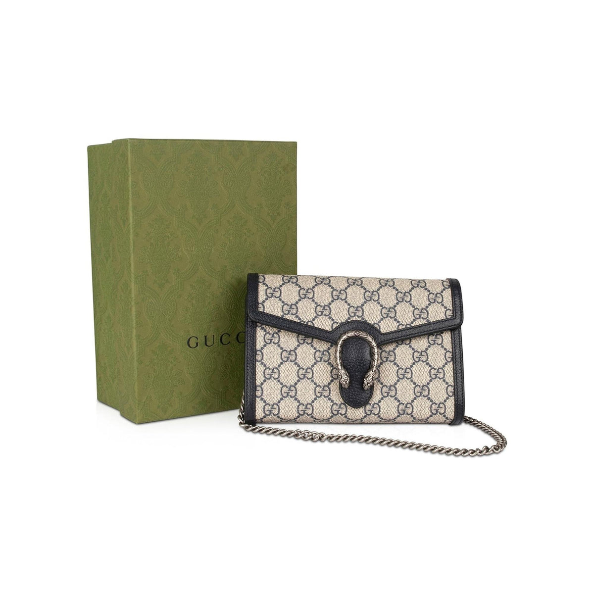Gucci Dionysus GG Supreme Wallet on Chain w/ Box & Receipt – OLIVER'S