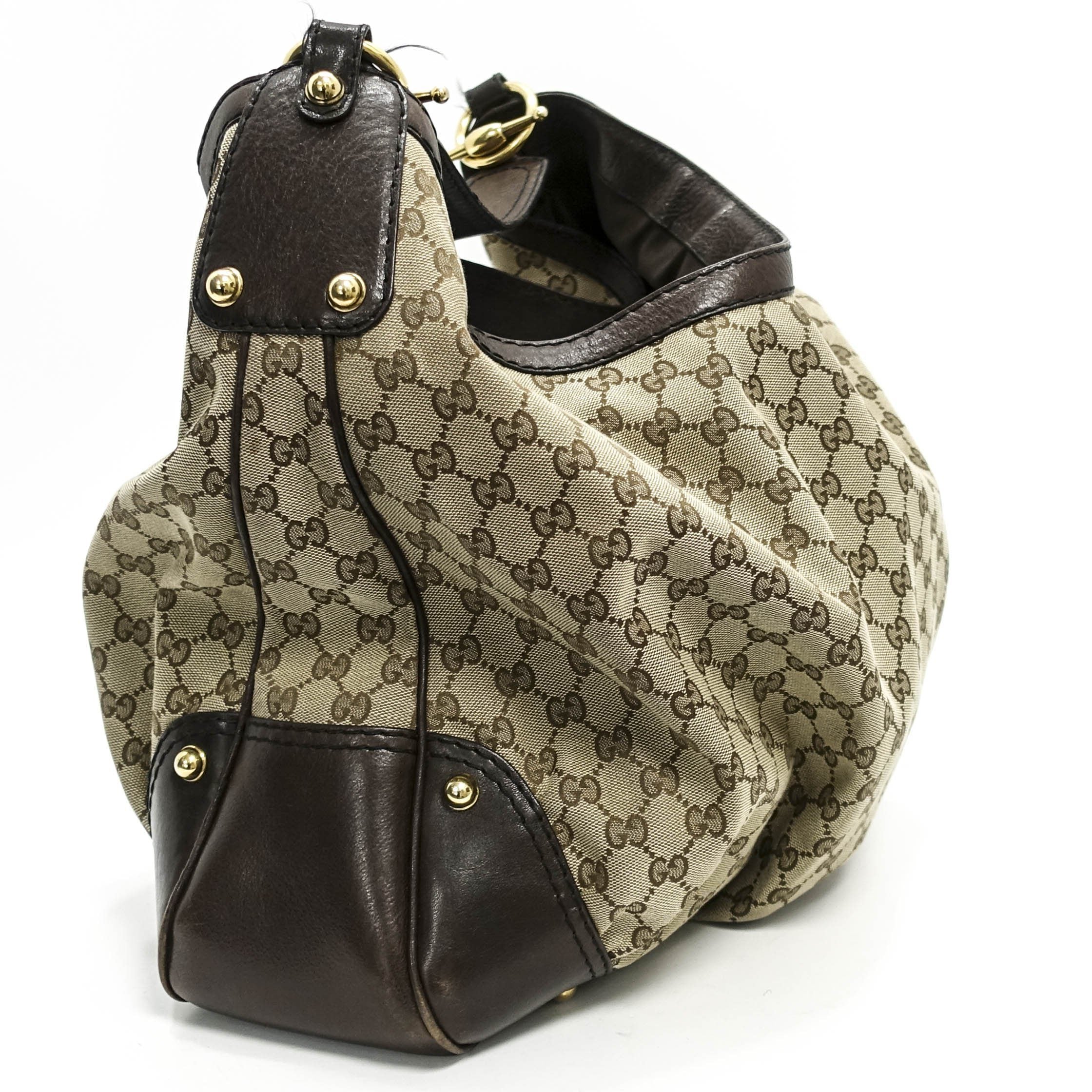 Gucci Large GG Jockey Hobo – OLIVER'S