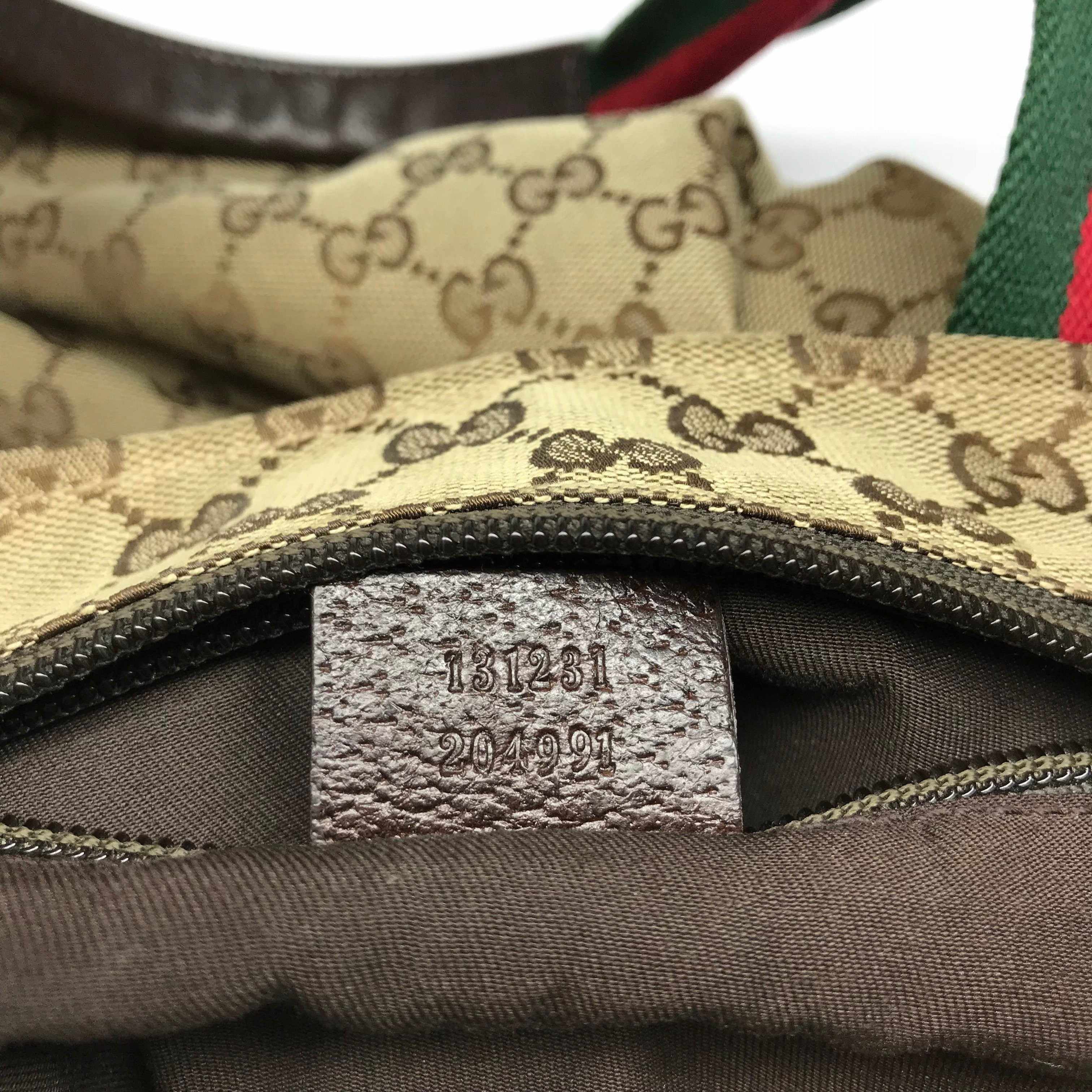 Gucci Monogram Large Web Handle Tote – OLIVER'S