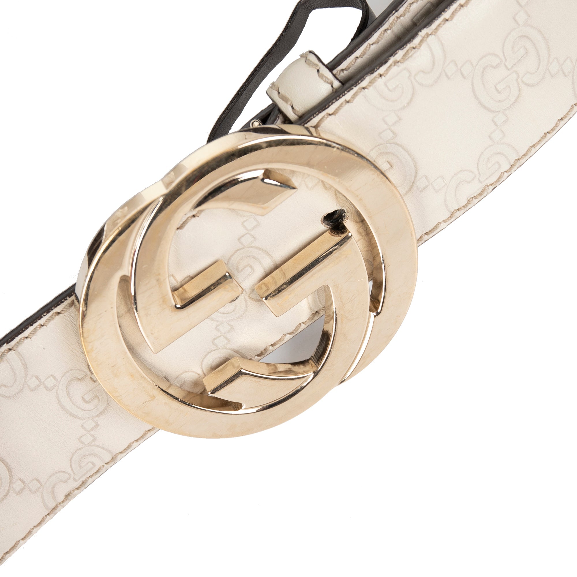 Gucci Signature Leather Interlocking G Belt – OLIVER'S