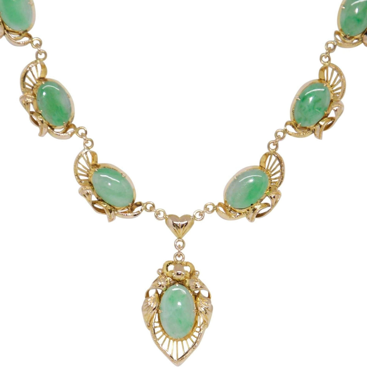 Jade Link Necklace – OLIVER'S