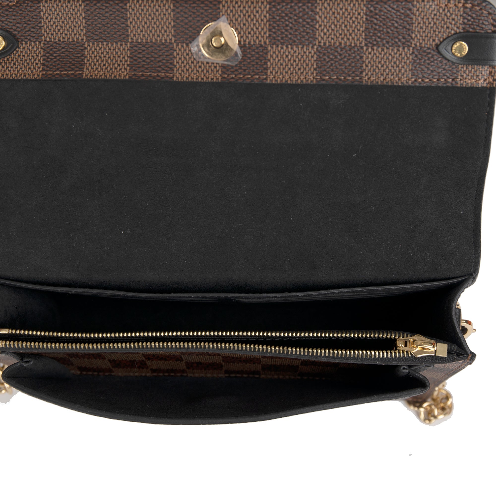 Louis Vuitton 2021 Damier Ebene Vavin Chain Wallet w/ Box – OLIVER'S