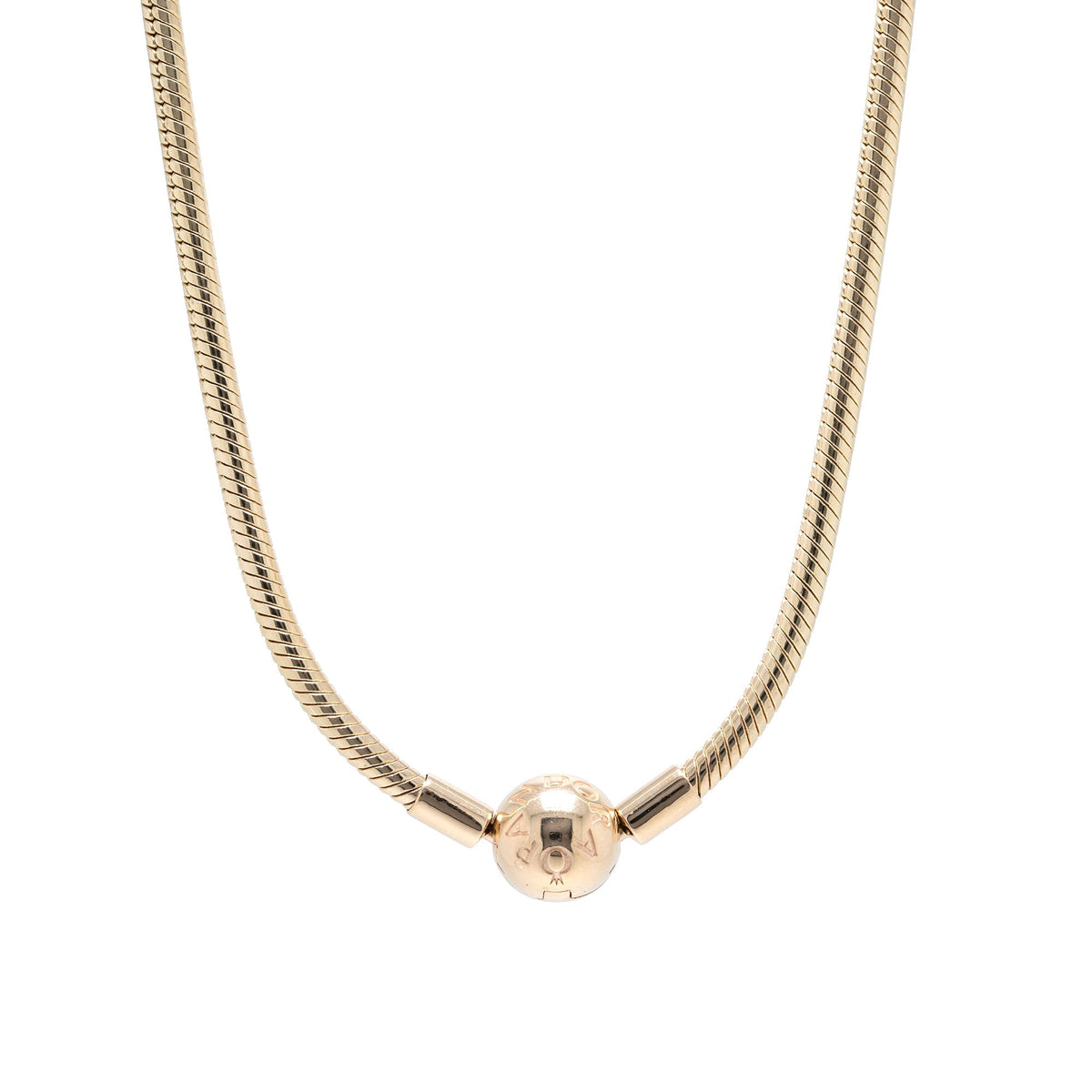 Pandora 14k Gold Charm Necklace – OLIVER'S