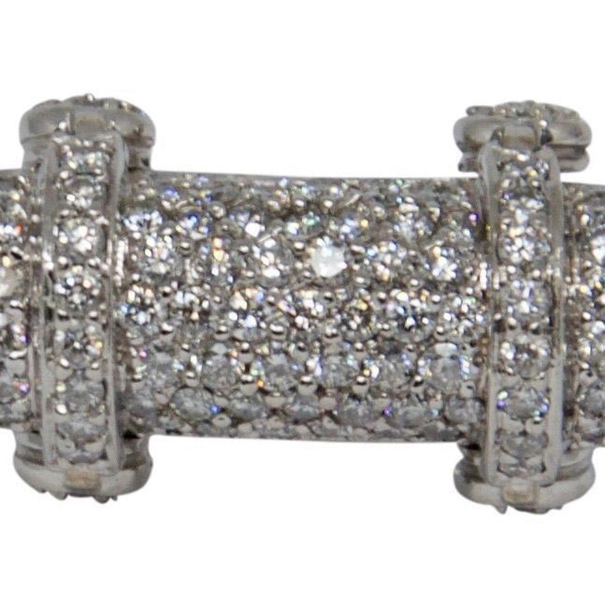 Pave Diamond Dangle Ring – OLIVER'S