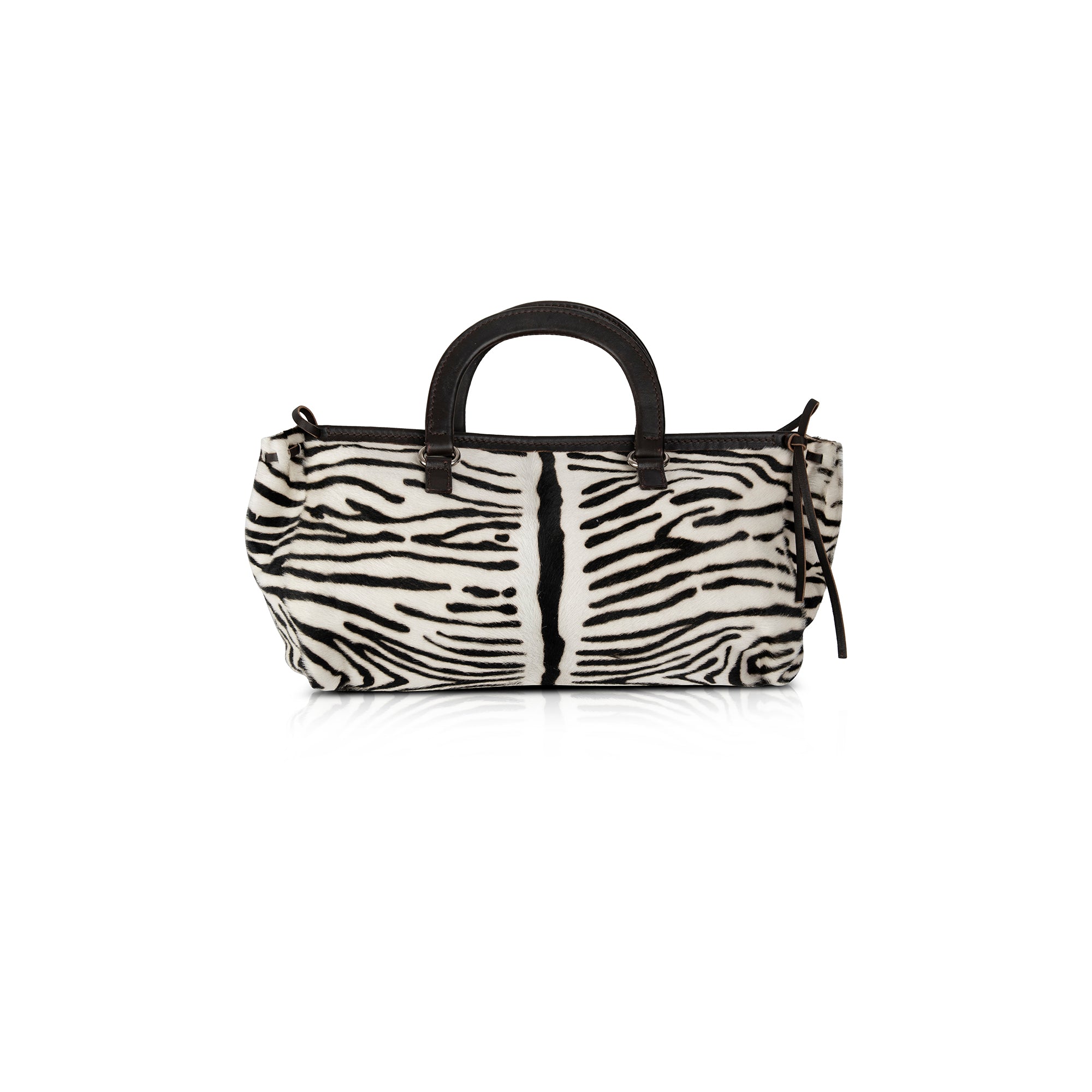 Prada Zebra Print Pony Hair Handle Bag – OLIVER'S