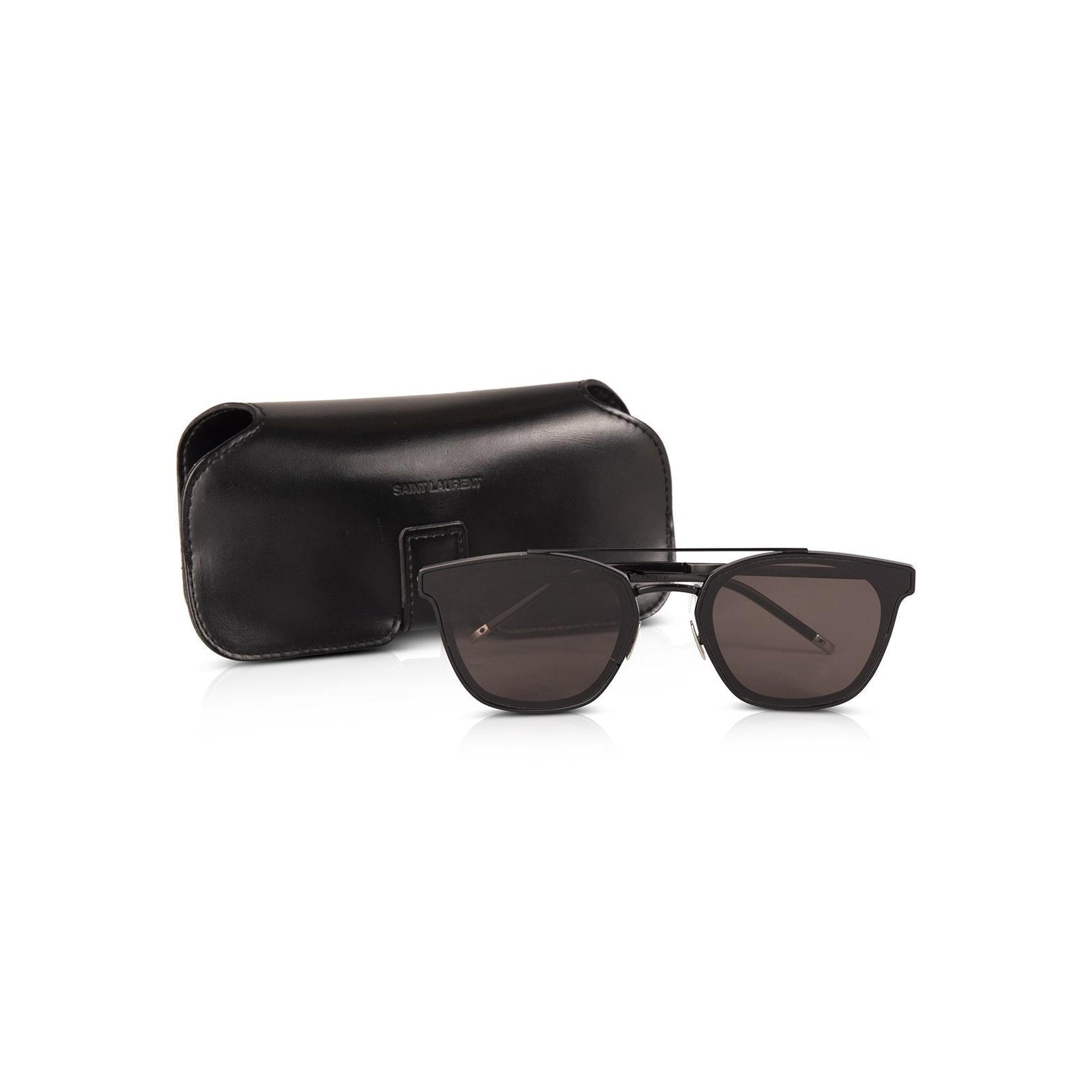 Saint Laurent Black Classic SL 28 Sunglasses w/ Case – OLIVER'S