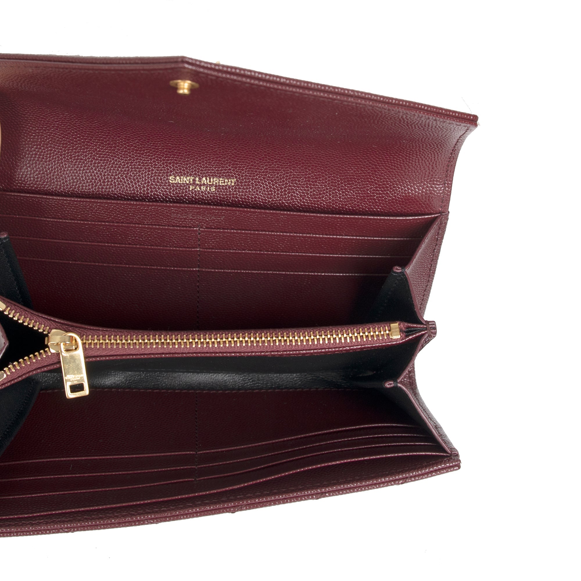 Saint Laurent Monogram Cassandre Envelope Wallet w/ Box – OLIVER'S