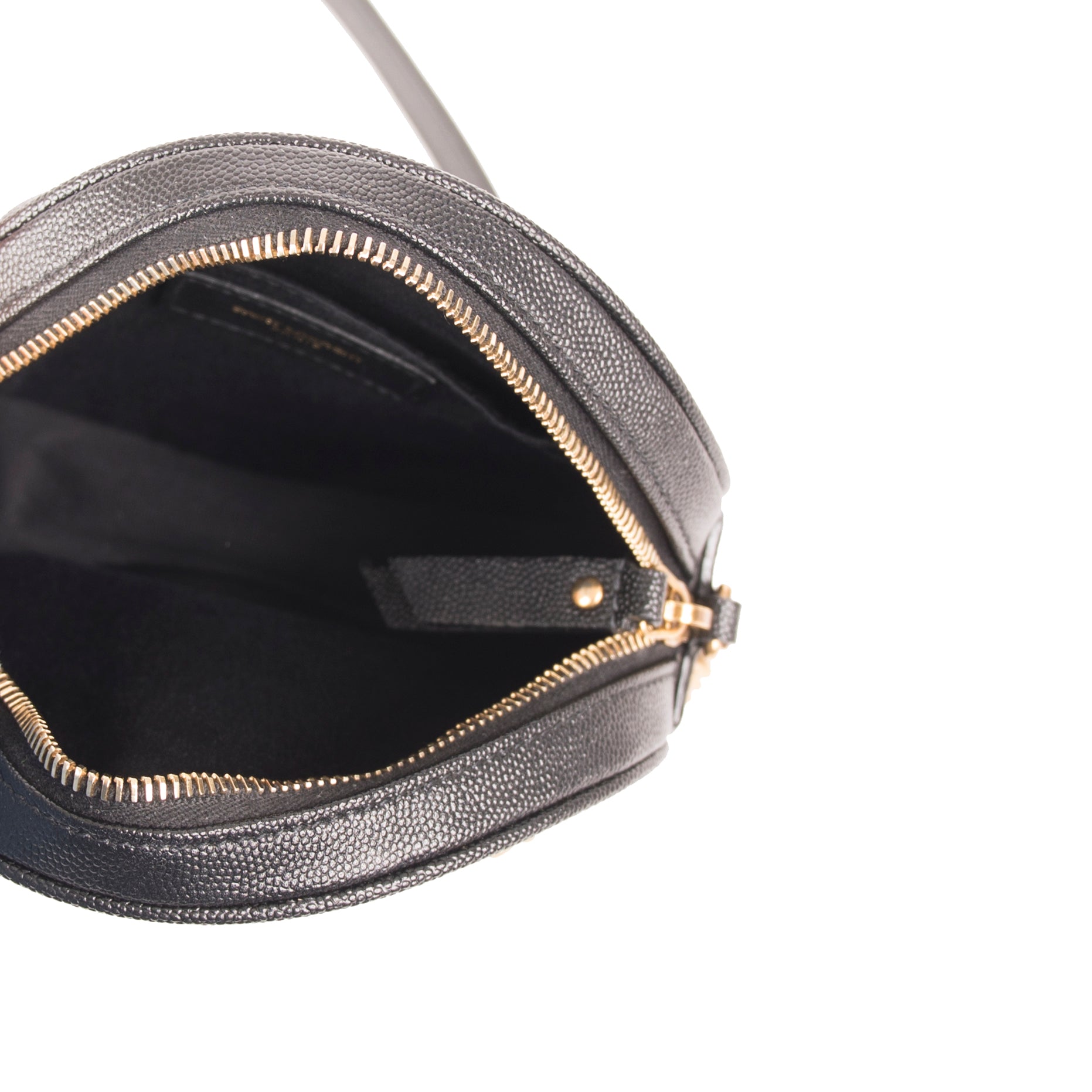 Saint Laurent Vinyle Round Monogram Camera Bag – OLIVER'S