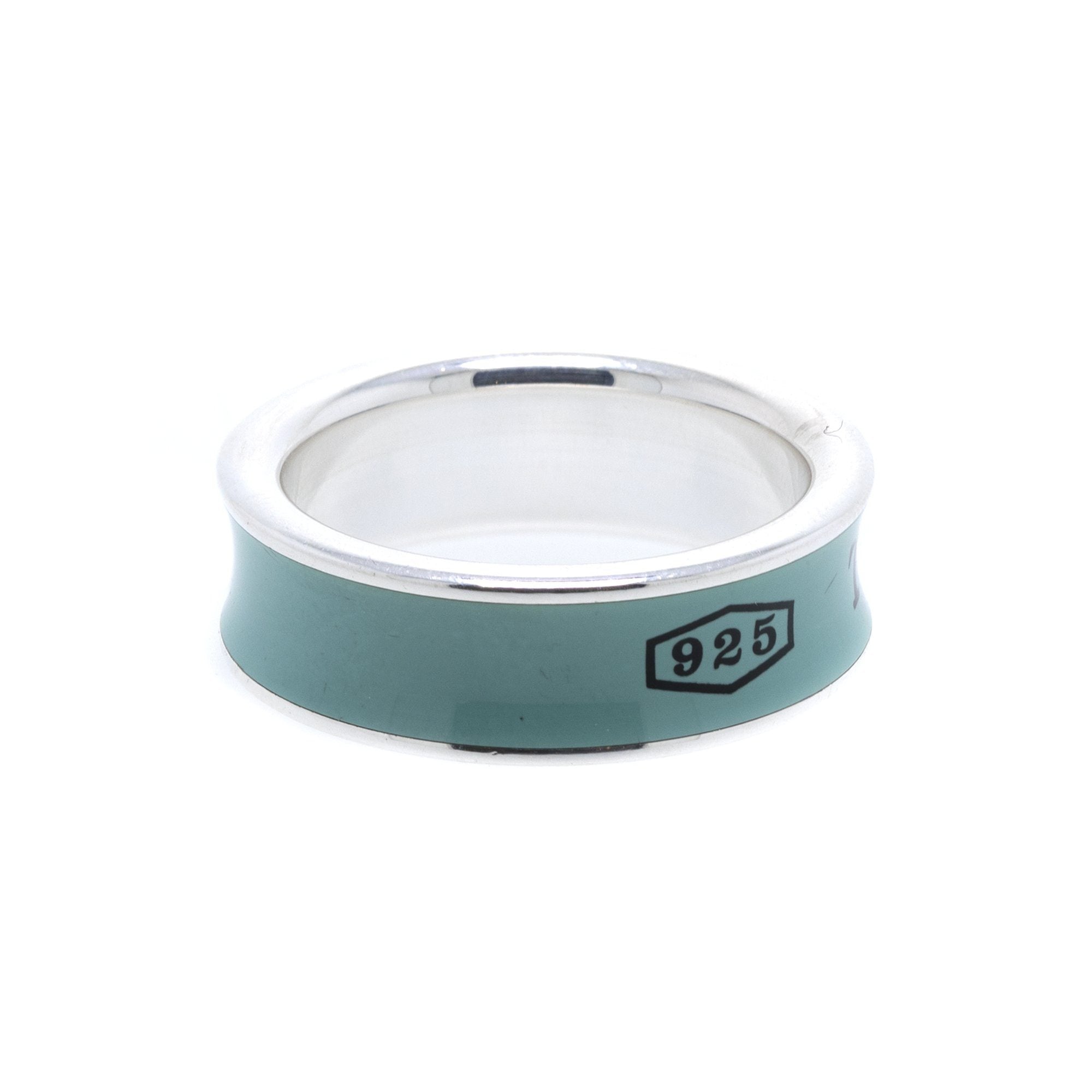 Tiffany & Co. 1837 Blue Enamel Ring – OLIVER'S