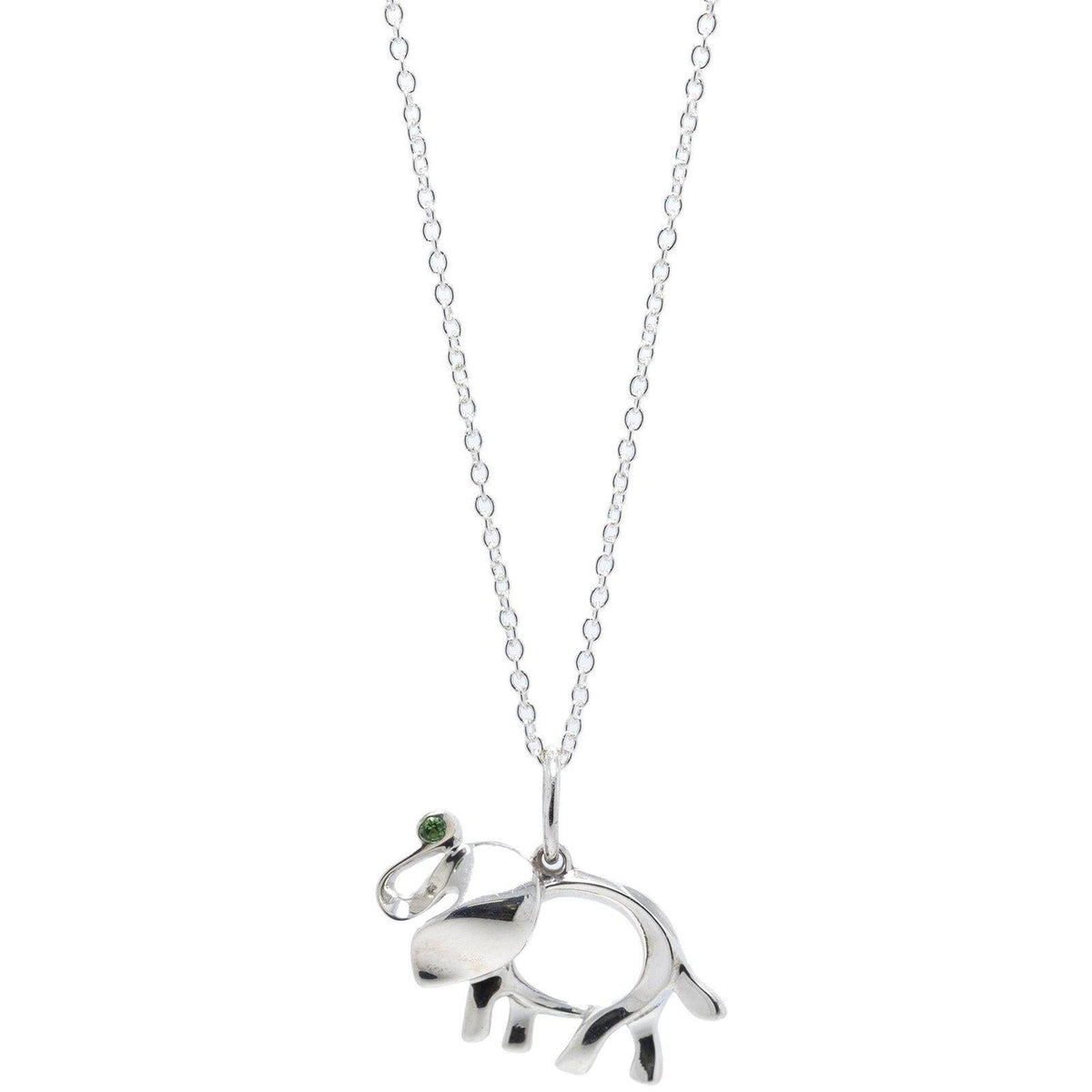 Tiffany & Co. Elephant Pendant Necklace w/ Tsavorite – Oliver Jewellery