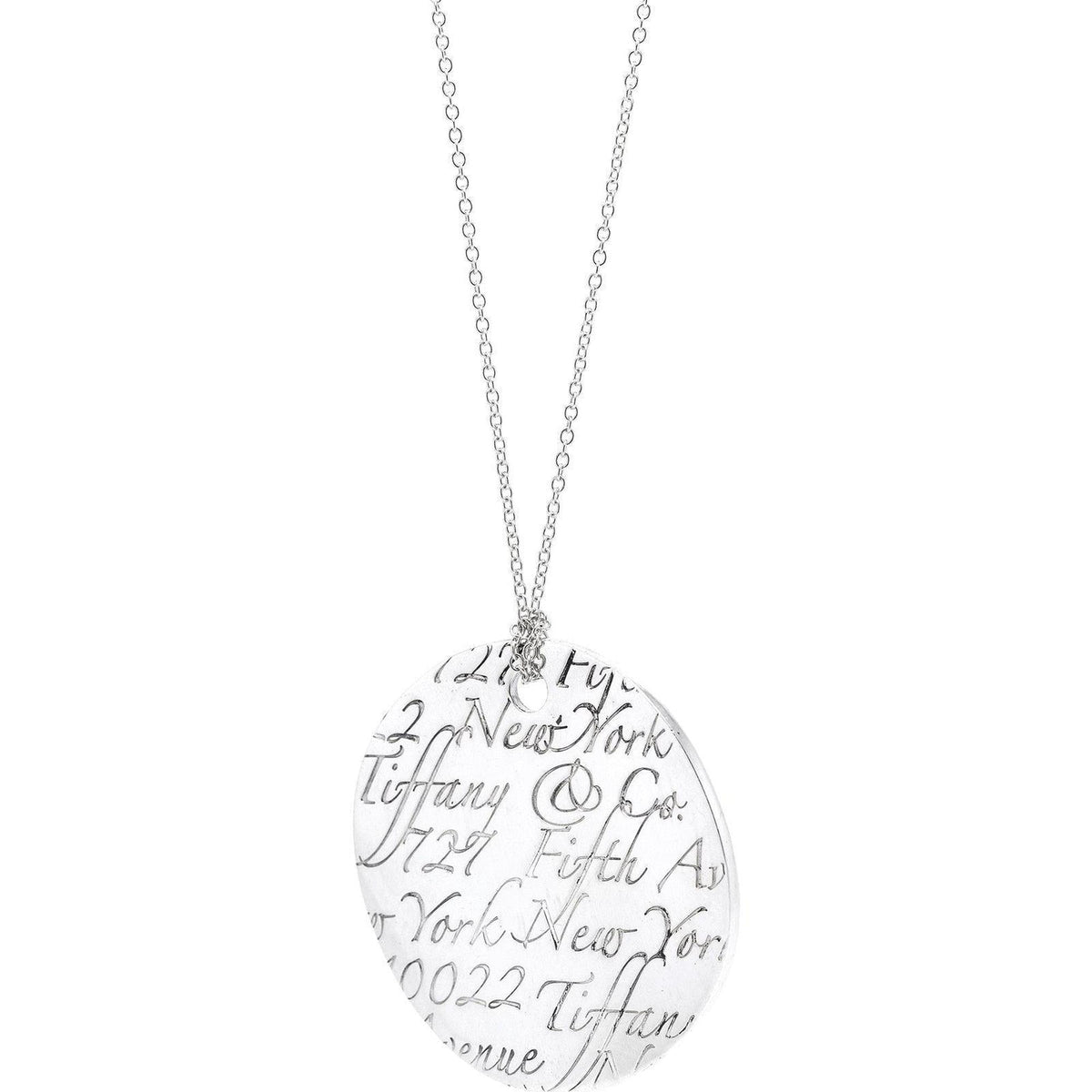 Tiffany & Co. Large Notes Round Pendant Necklace – OLIVER'S