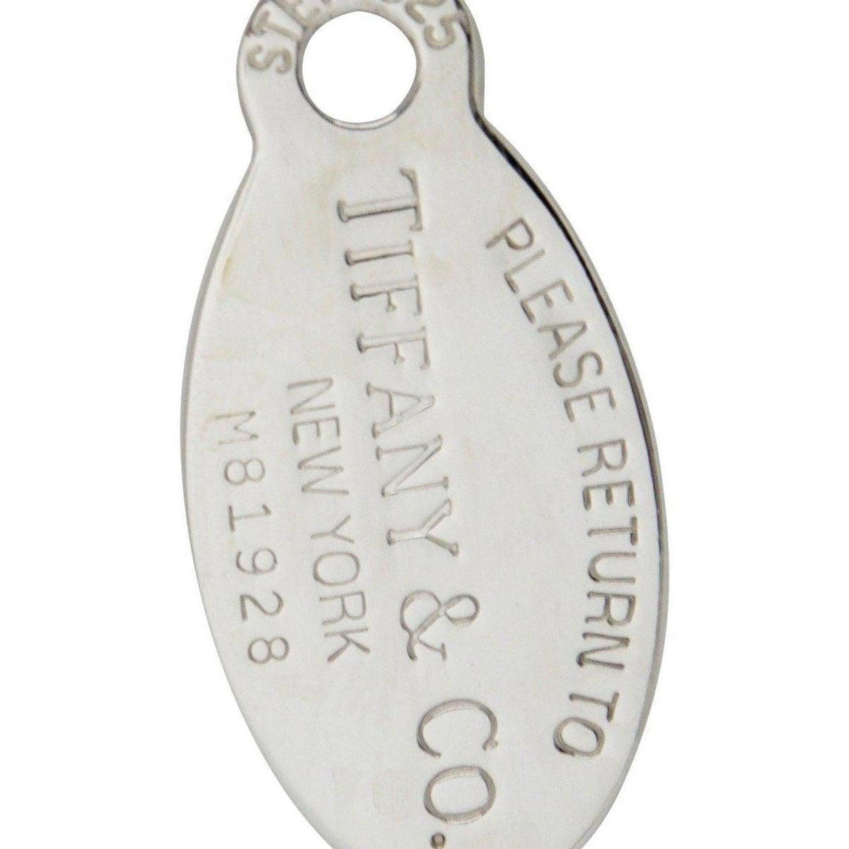 Tiffany & Co. Large Return to Tiffany Oval Tag Pendant – OLIVER'S