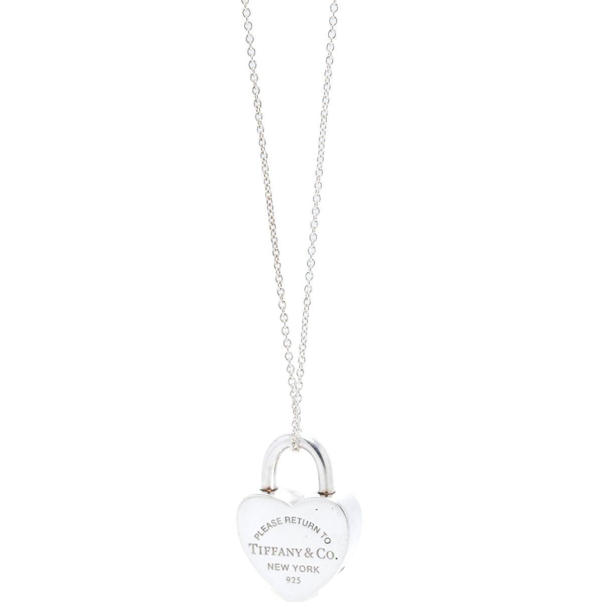 Tiffany & Co. Return To Tiffany Heart Lock Pendant Necklace – OLIVER'S