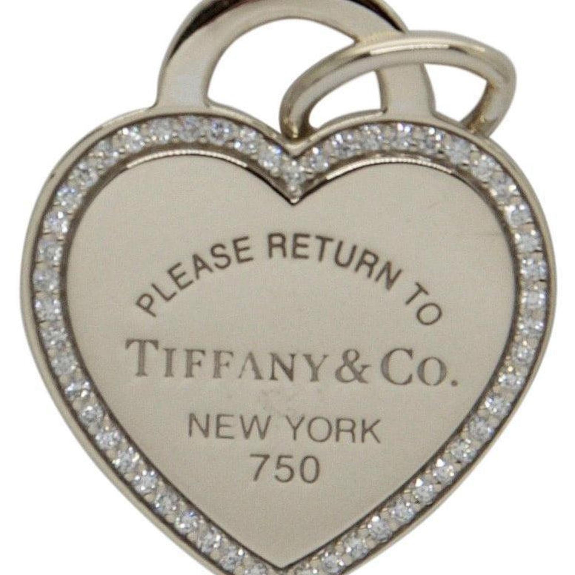 Tiffany & Co. Return to Tiffany Heart Tag Charm with Diamonds – Oliver ...