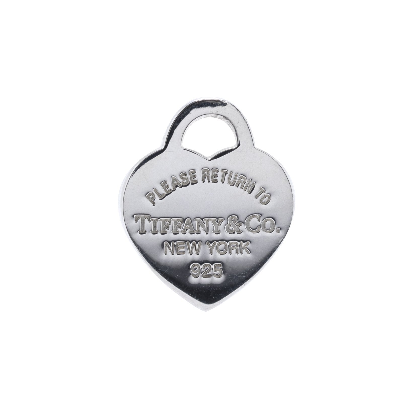 Tiffany & Co. Return to Tiffany Small Heart Tag Charm with Blue Enamel ...