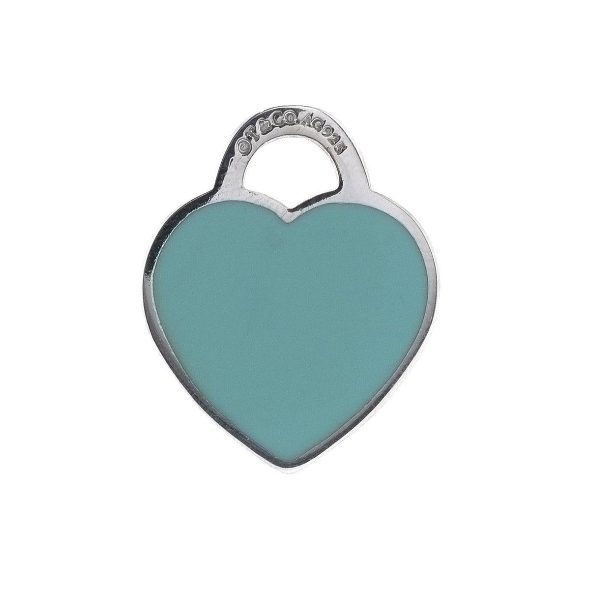 Tiffany & Co. Return to Tiffany Small Heart Tag Charm with Blue Enamel ...