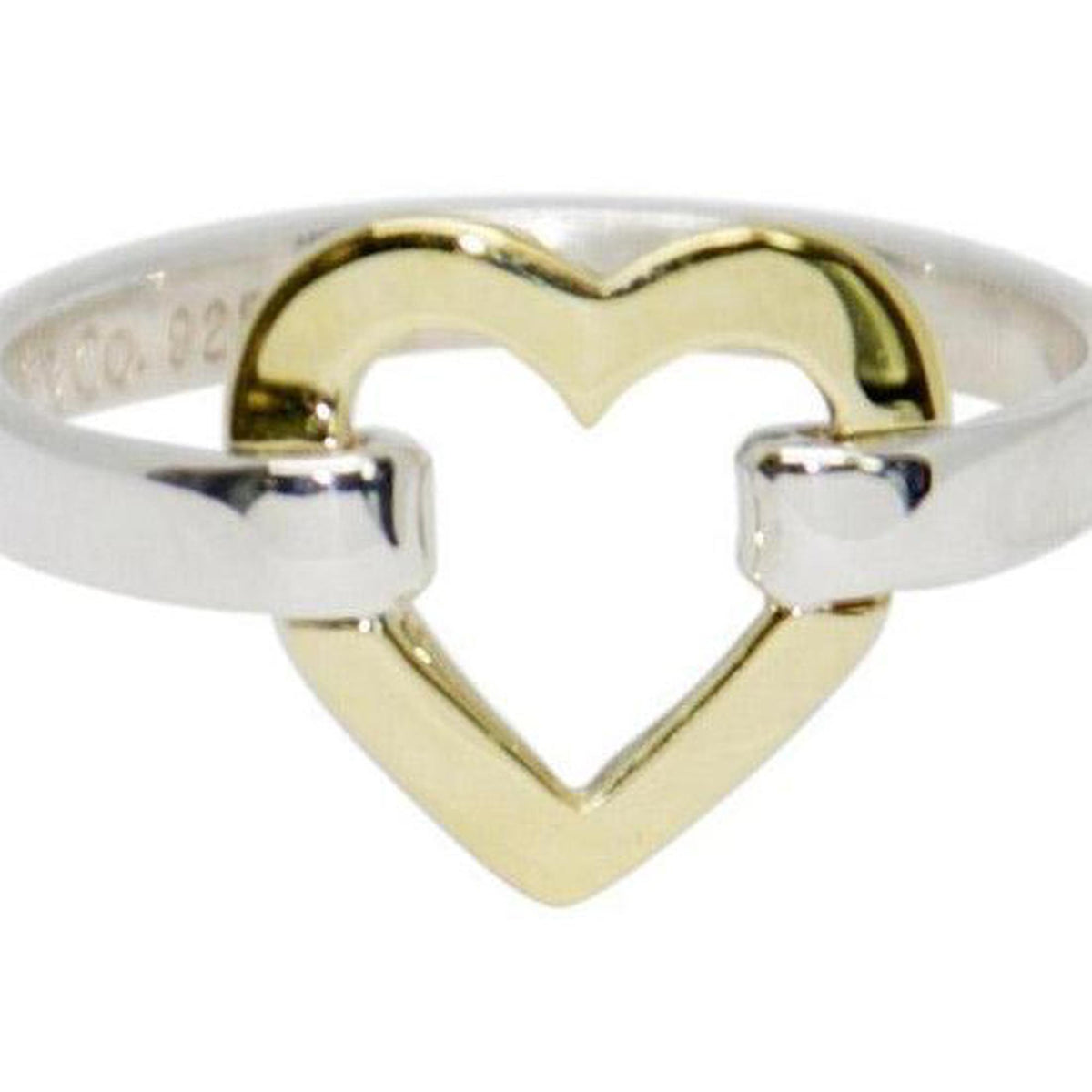 Tiffany & Co. Two-Tone Heart Ring – OLIVER'S