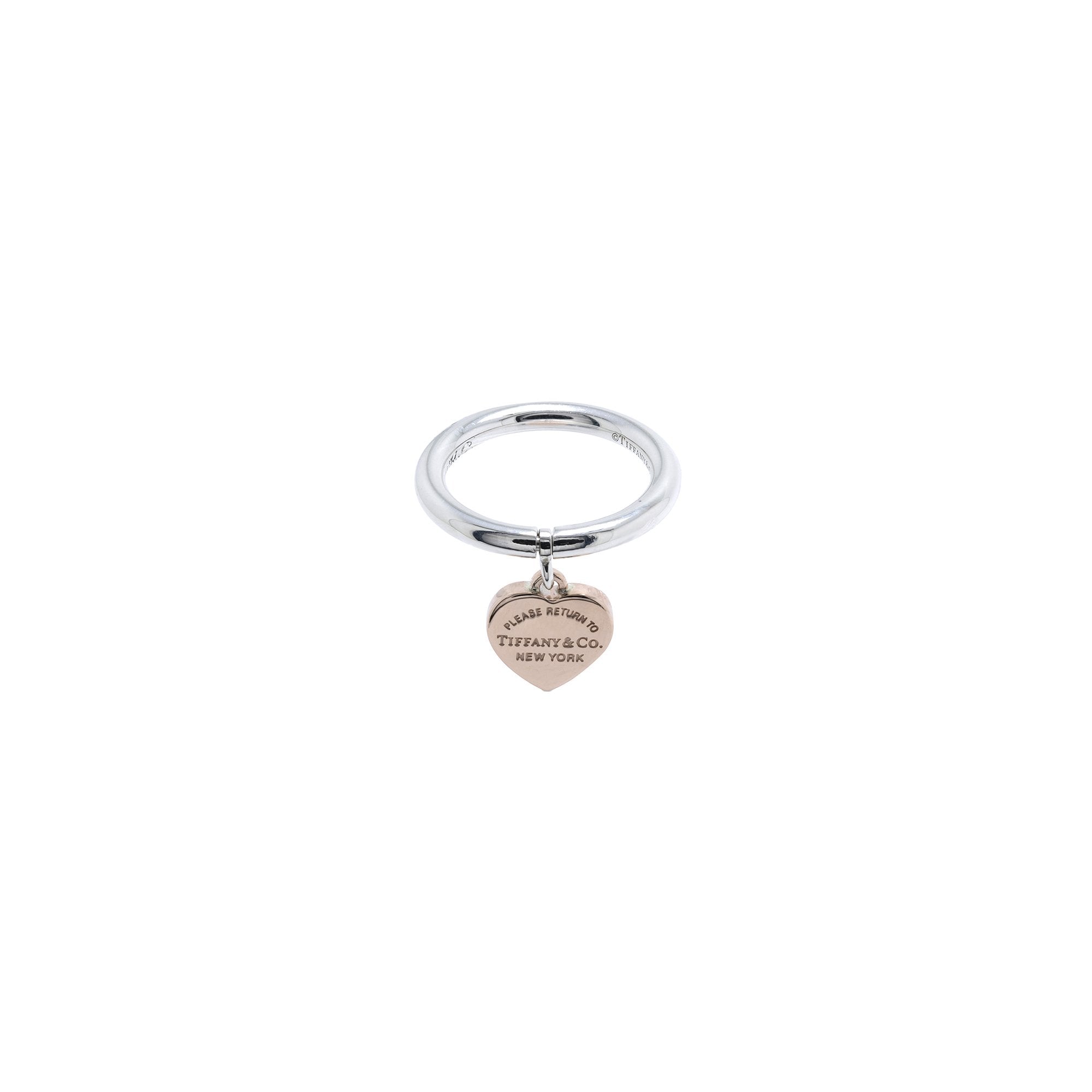 Tiffany & Co. Two-Tone Return to Tiffany Mini Heart Tag Ring – OLIVER'S