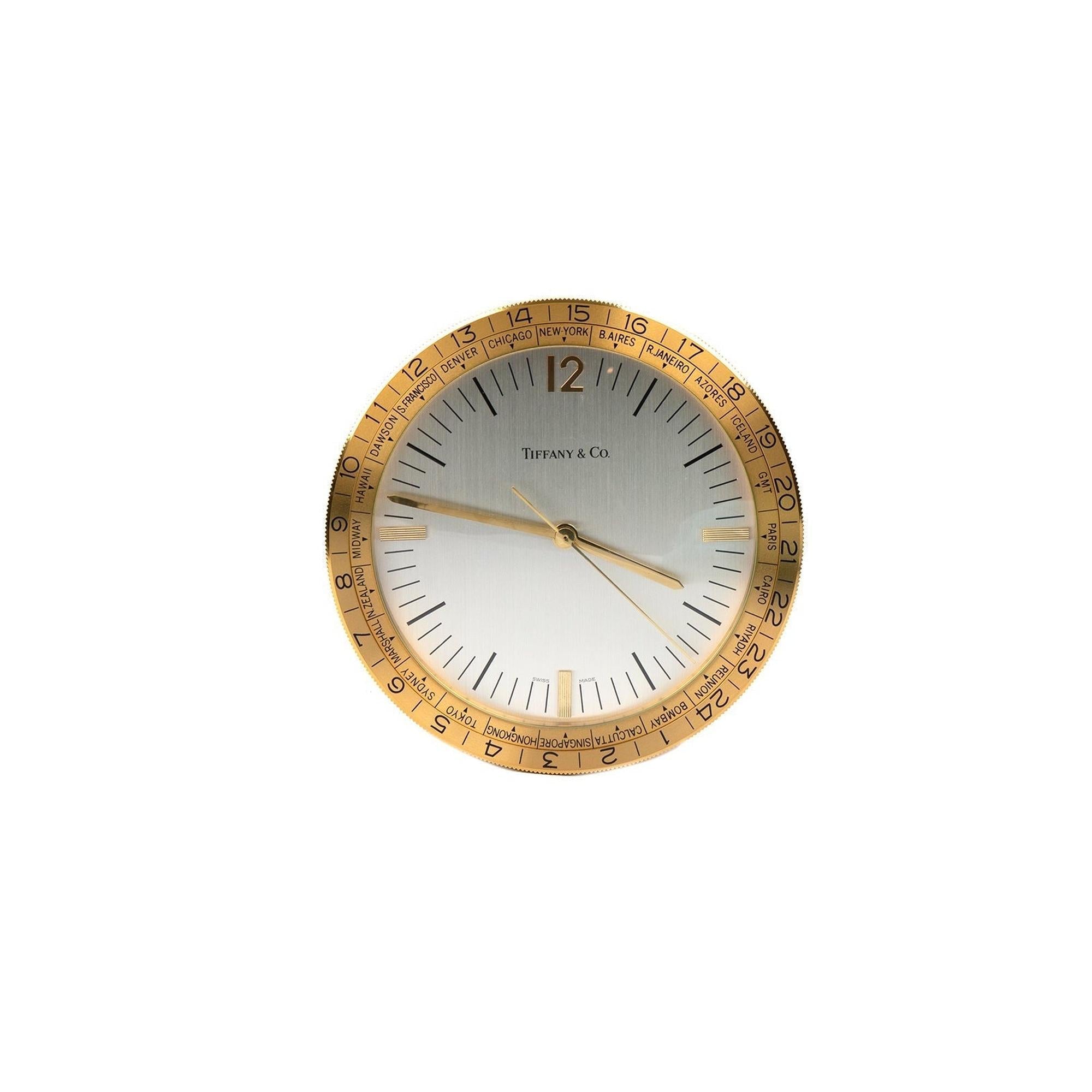 Tiffany & Co. World Time Desk Clock w/ Box – Oliver Jewellery