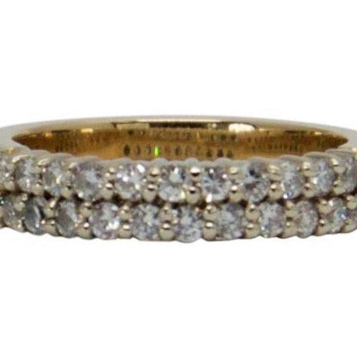 Two-Row Diamond Band – OLIVER'S