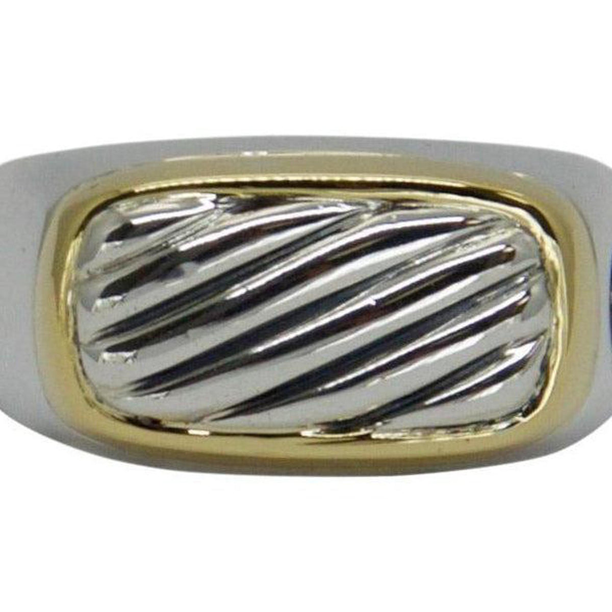 David Yurman Cable Signet Ring – OLIVER'S